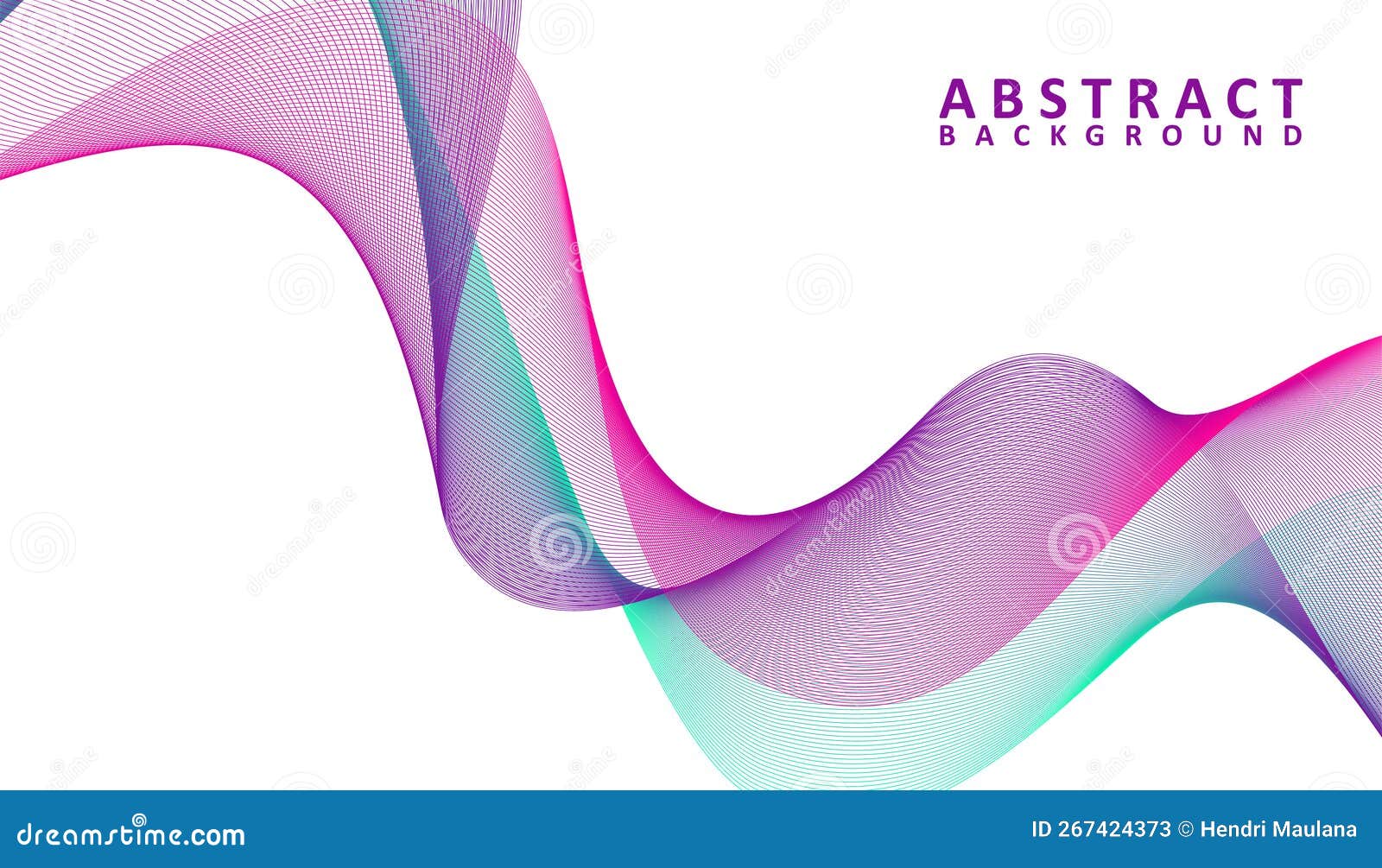 Creative Abstract Gradient Waves Background Stock Vector - Illustration ...