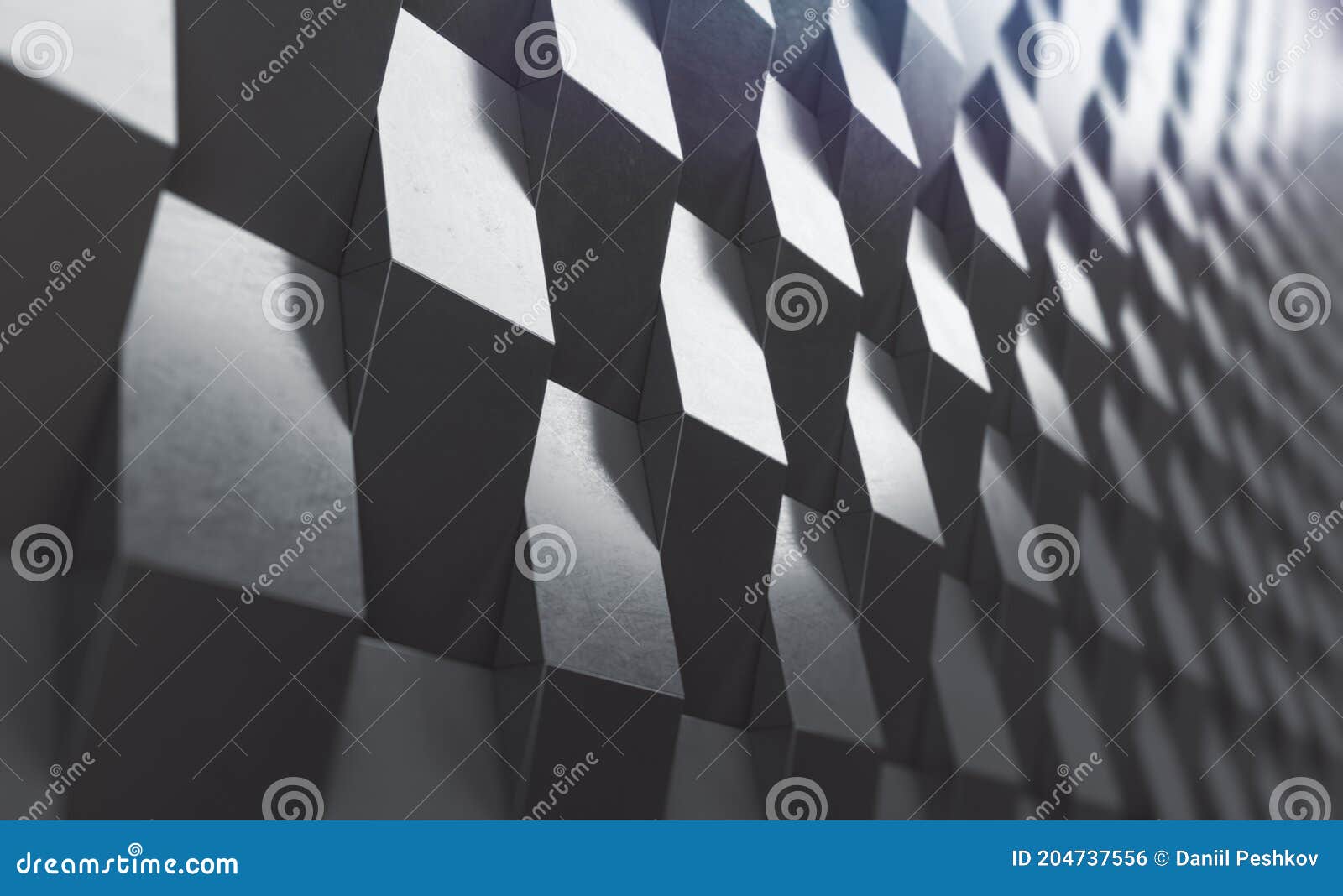 Creative Abstract Gray Cubic Textured Stock Illustration - Illustration ...