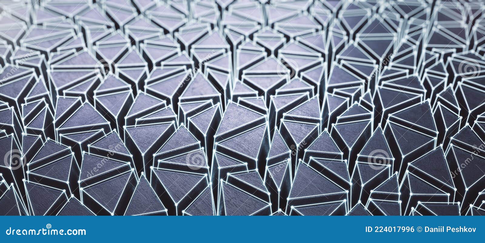 Creative Abstract Grey Triangular Crack Ground Background. Stock ...