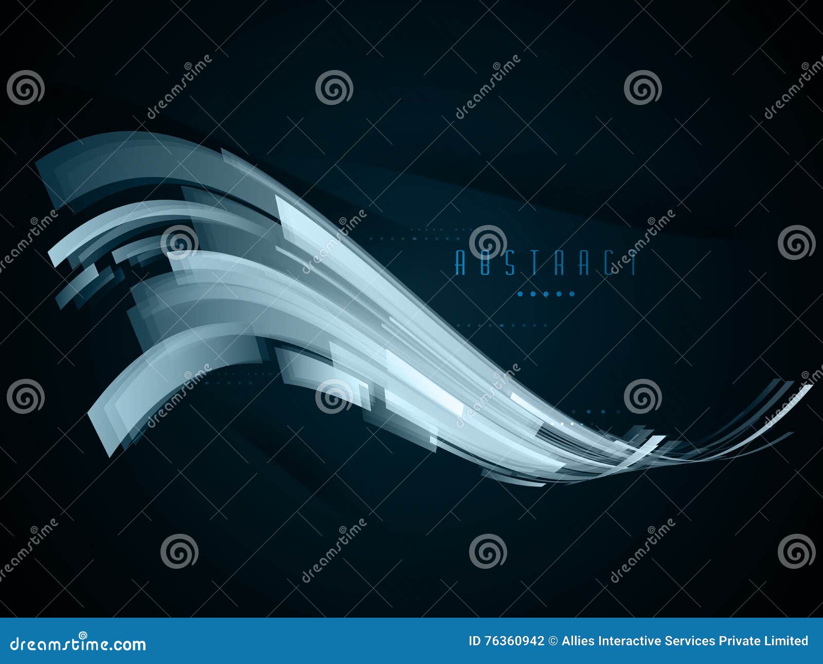 Creative Abstract Hi-tech Background. Stock Illustration - Illustration ...
