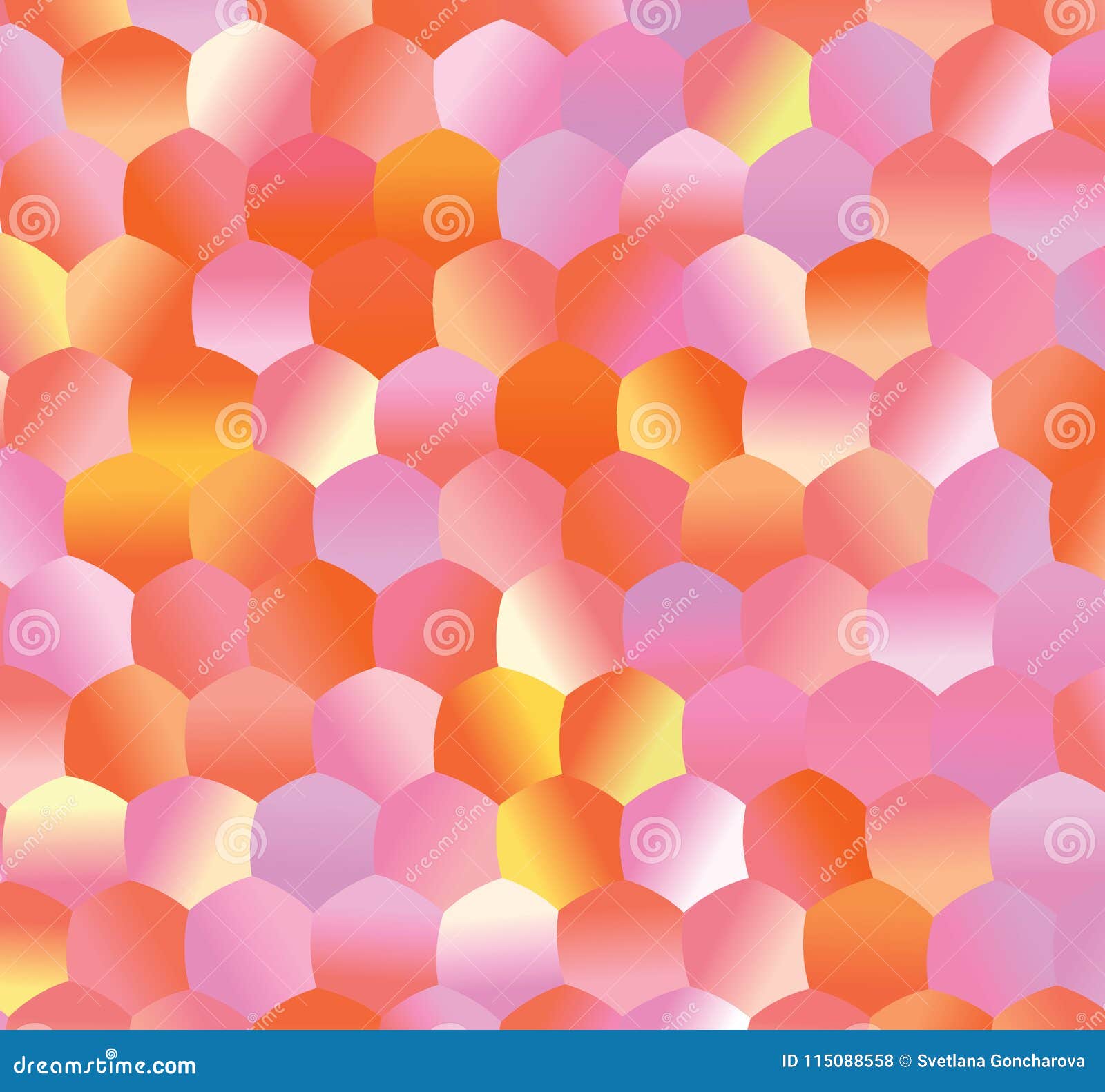 Creative Abstract Illustration. Light Red, Pink Pattern with Colored ...