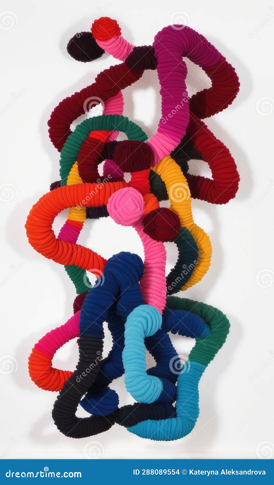 Creative Abstract Illustration. Realistic Art Object Composition Stock ...