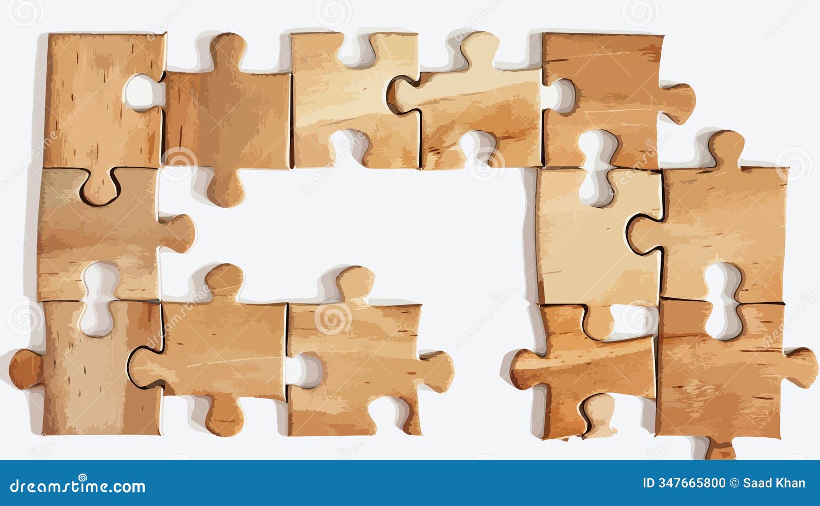 Abstract Jigsaw Puzzle Icon On Purple Background Modern Futuristic ...