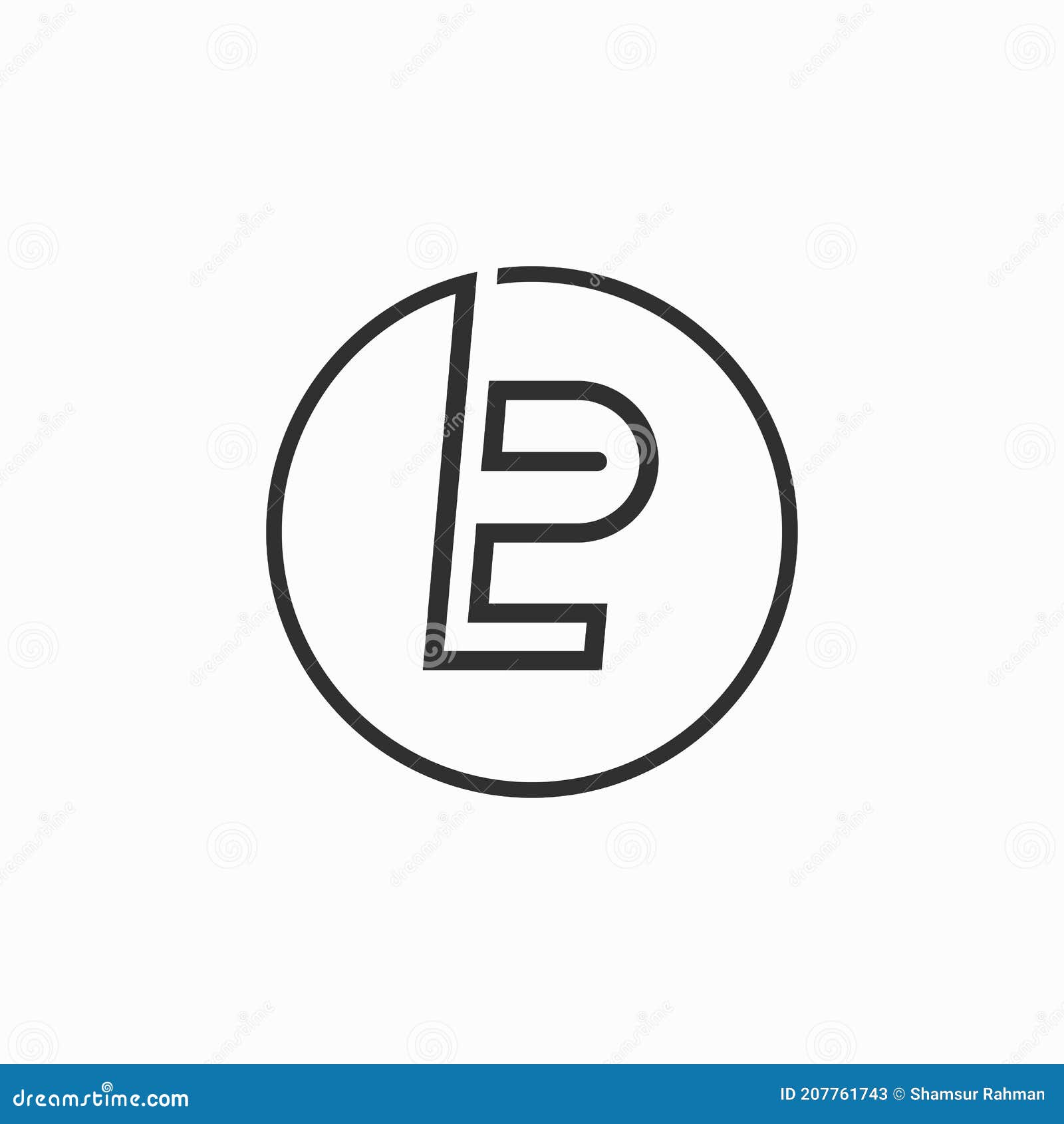 Creative Abstract Letter Pl Logo Design. Linked Letter Lp Logo Design ...