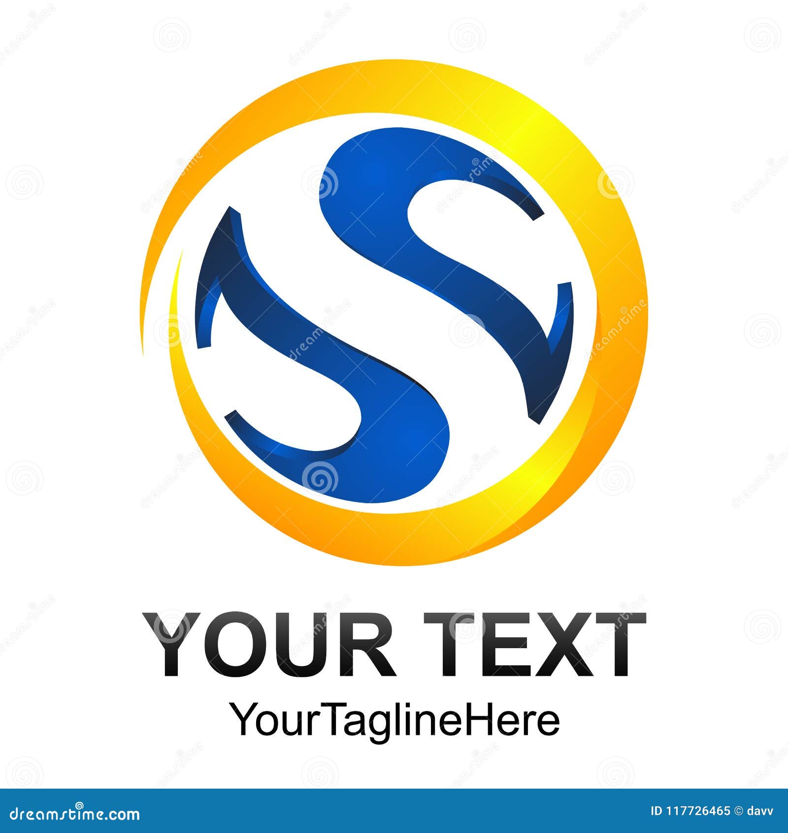 Creative Abstract Letter S Vector Logo Design Template Element. Stock ...