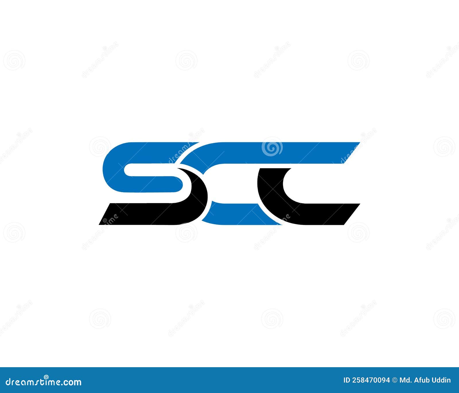 Creative Abstract Letter SCC Logo Icon Design Stock Vector ...