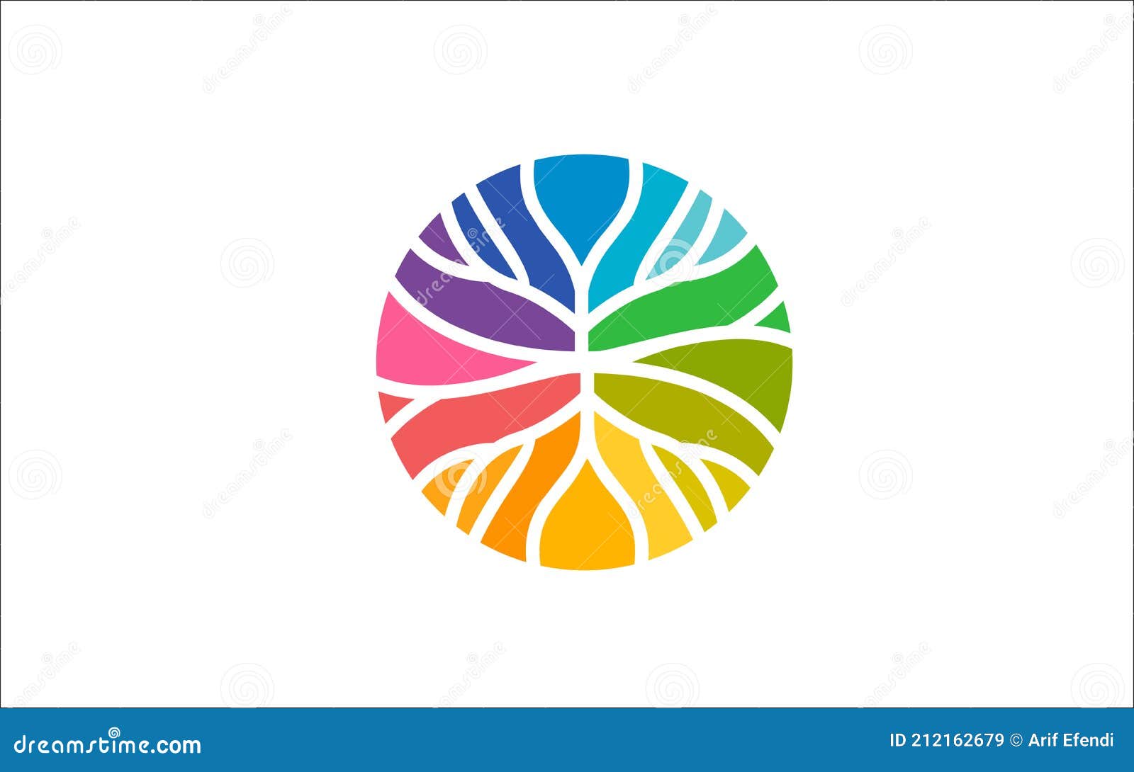 Creative Abstract Life Root on White Background Vector Logo Design ...