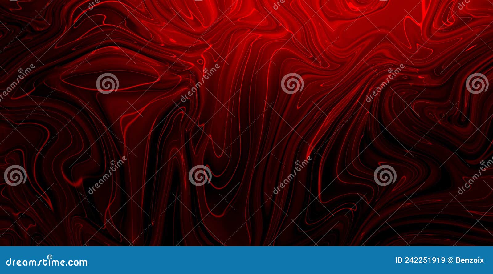 Creative Abstract Mixed Red Color Painting with Marble Liquid Effect ...