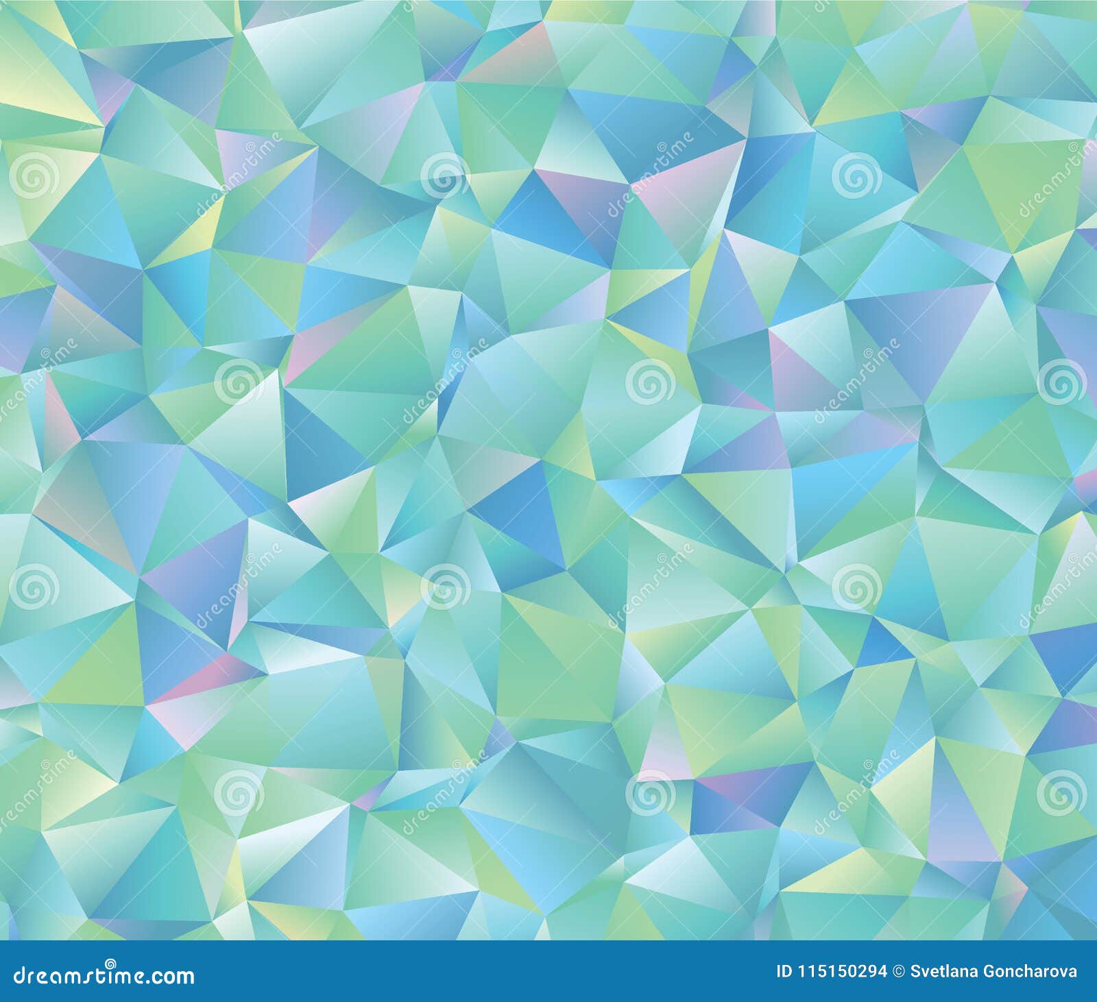 Creative Abstract Polygon Illustration. Vector Clip Art. Stock Vector ...