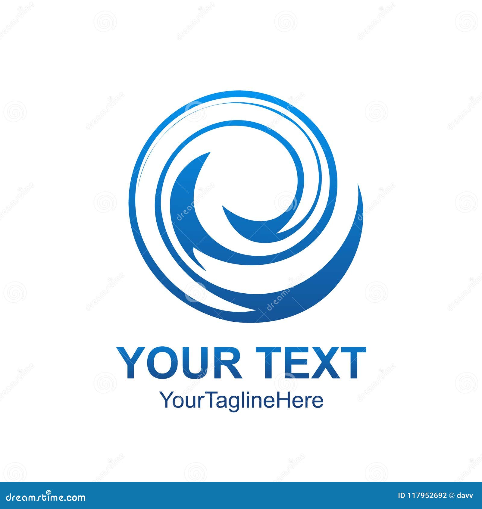 Creative Abstract Rotate Vector Logo Design Template Element. Co Stock ...