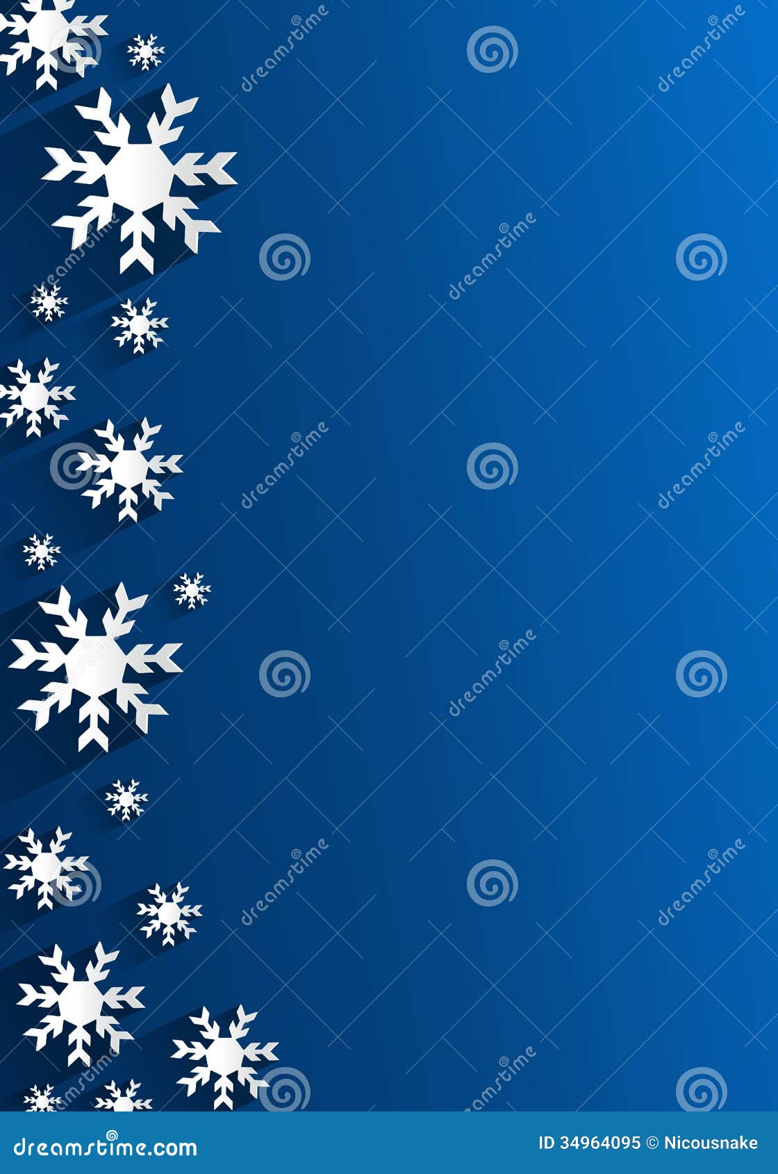 Creative Abstract Snowflakes Background Stock Vector - Illustration of ...
