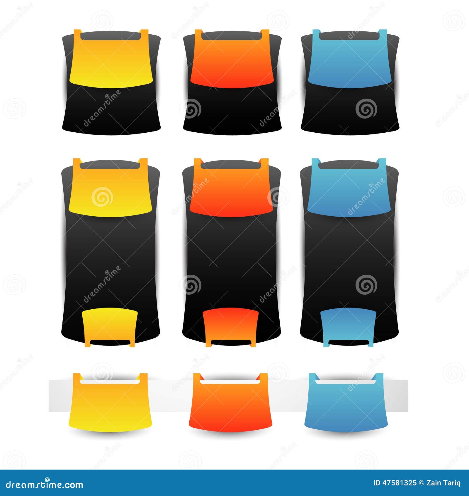 Creative, Abstract Standard Size Web Banner or Headers for Ads Stock ...