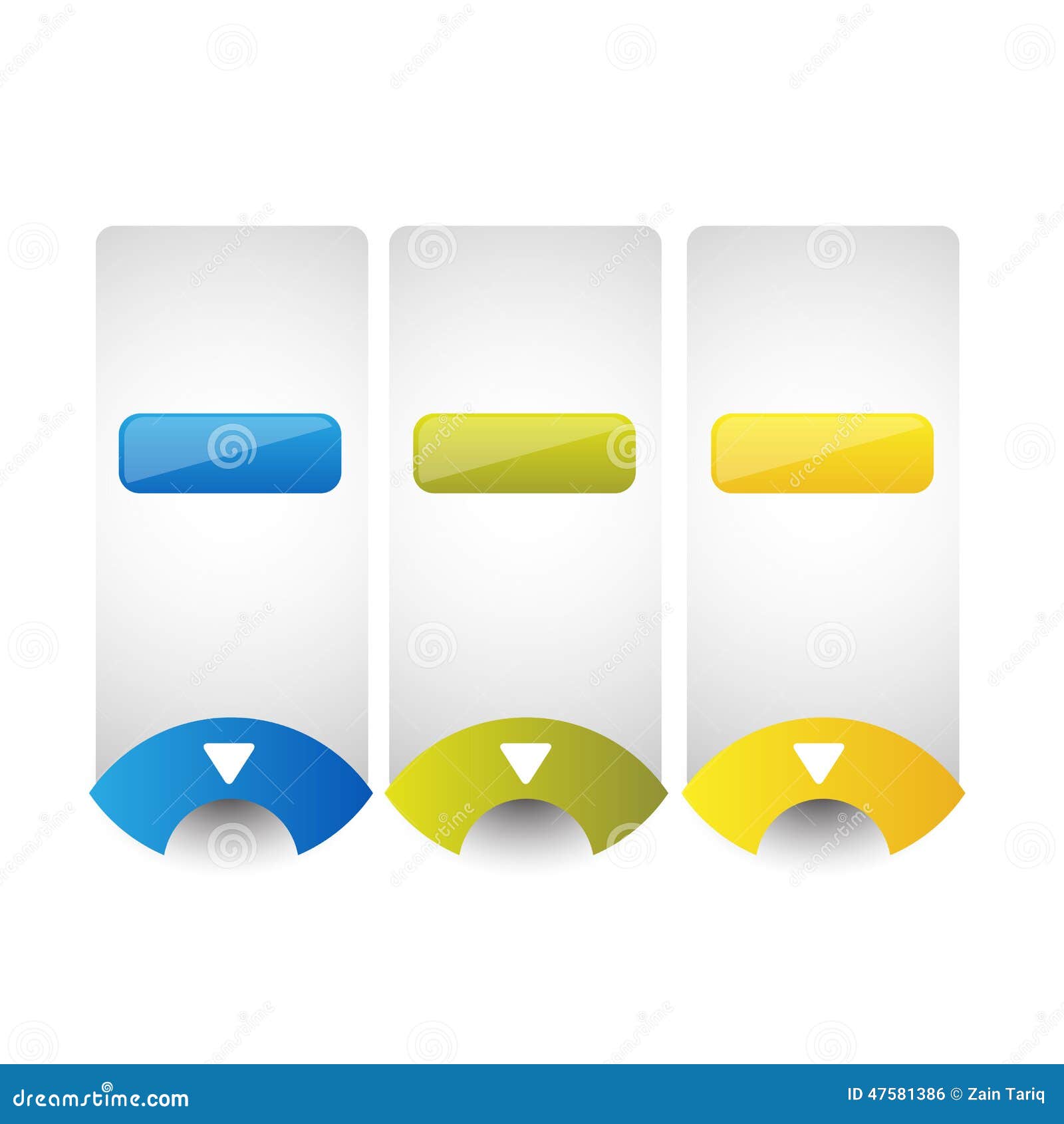 Creative, Abstract Standard Size Web Banner or Headers for Ads Stock ...
