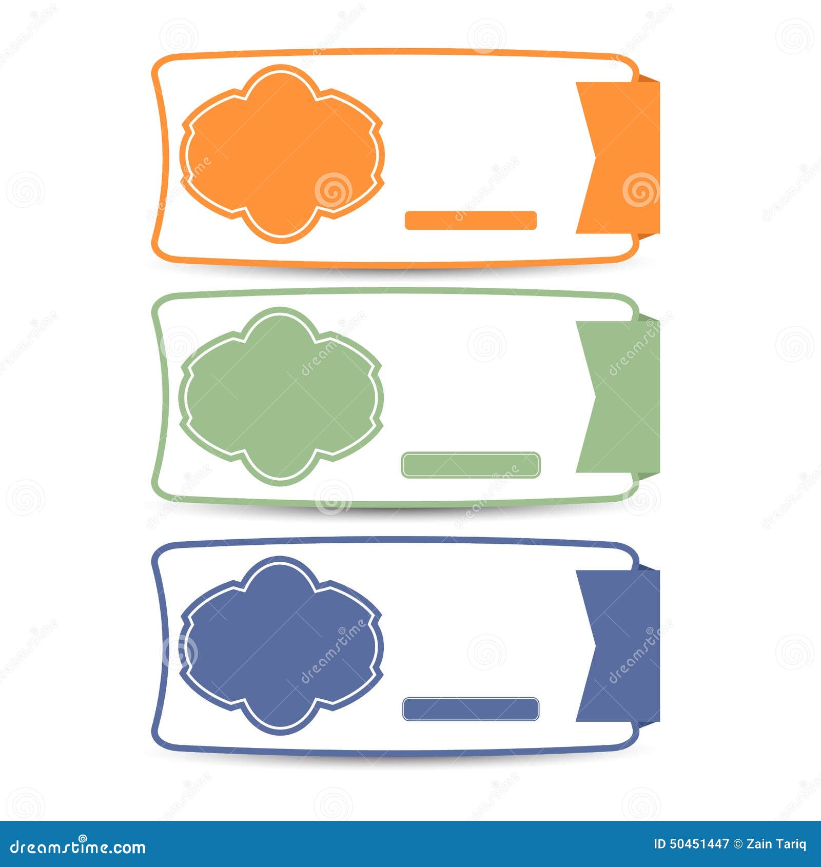 Creative, Abstract Standard Size Web Banner or Headers for Ads Stock ...