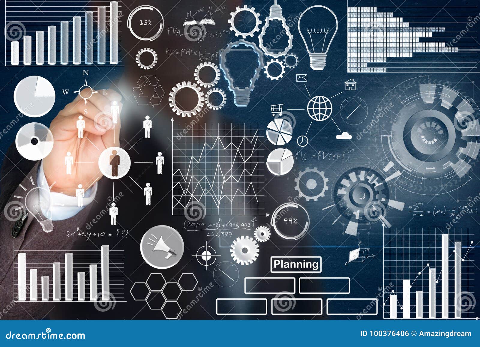 Creative Abstract Technology Background, Innovative, Idea and ...