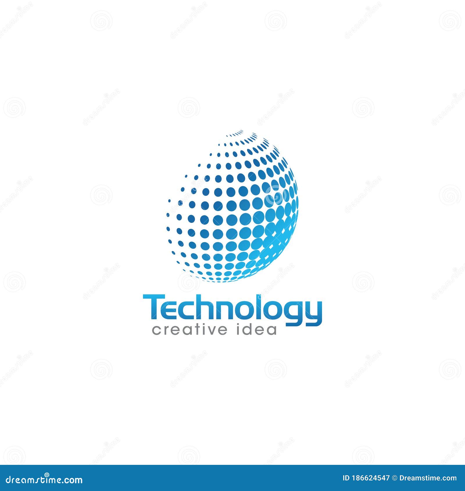 Creative Abstract Technology Concept Logo Design Template Stock Vector - Illustration of health ...