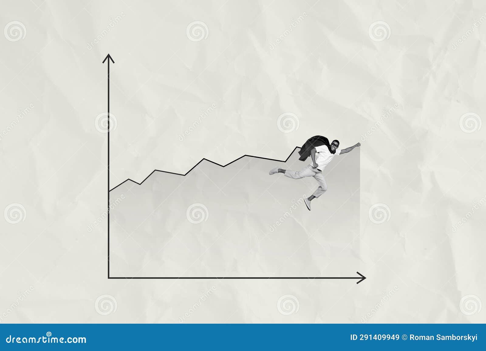 Creative Abstract Template Collage of Flying Superhero Costume ...