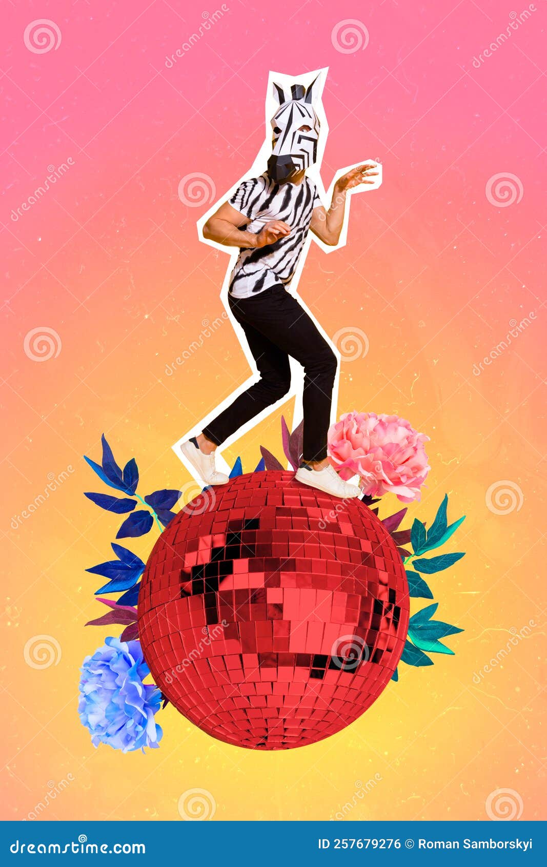 Creative Abstract Template Graphics Image of Fantasy Unusual Miniature ...