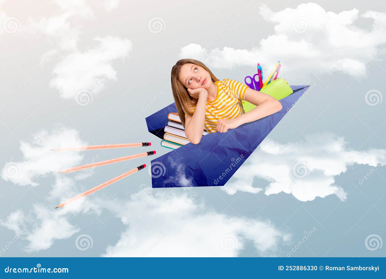 Creative Abstract Template Graphics Image of Think Thoughtful Small ...