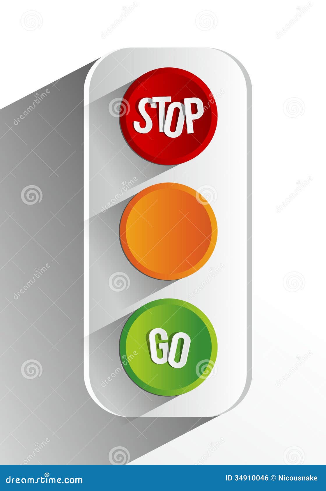 Creative Abstract Traffic Lights Stock Vector - Illustration of signal ...