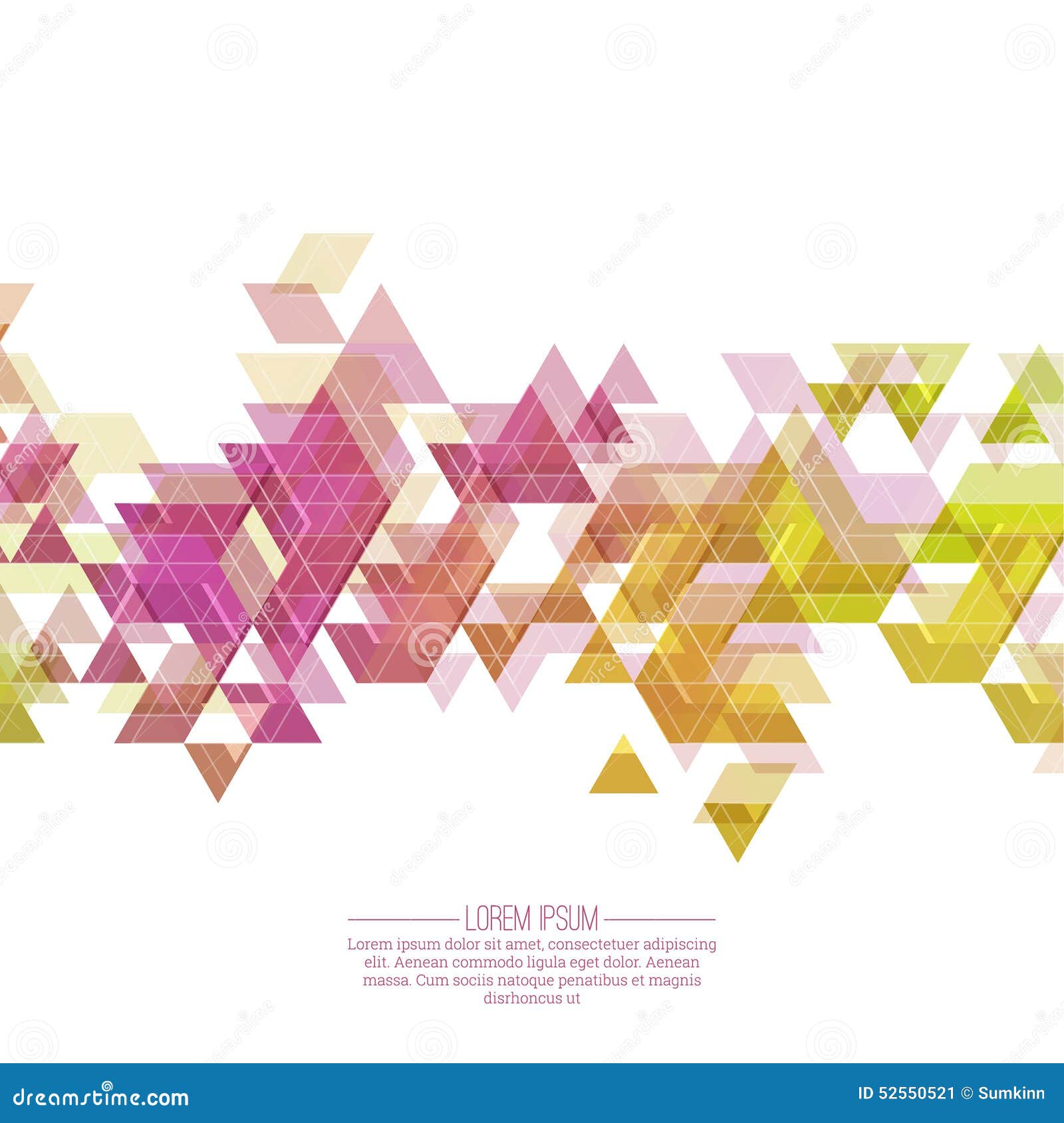Creative Abstract Triangle Pattern Stock Vector - Illustration of ...