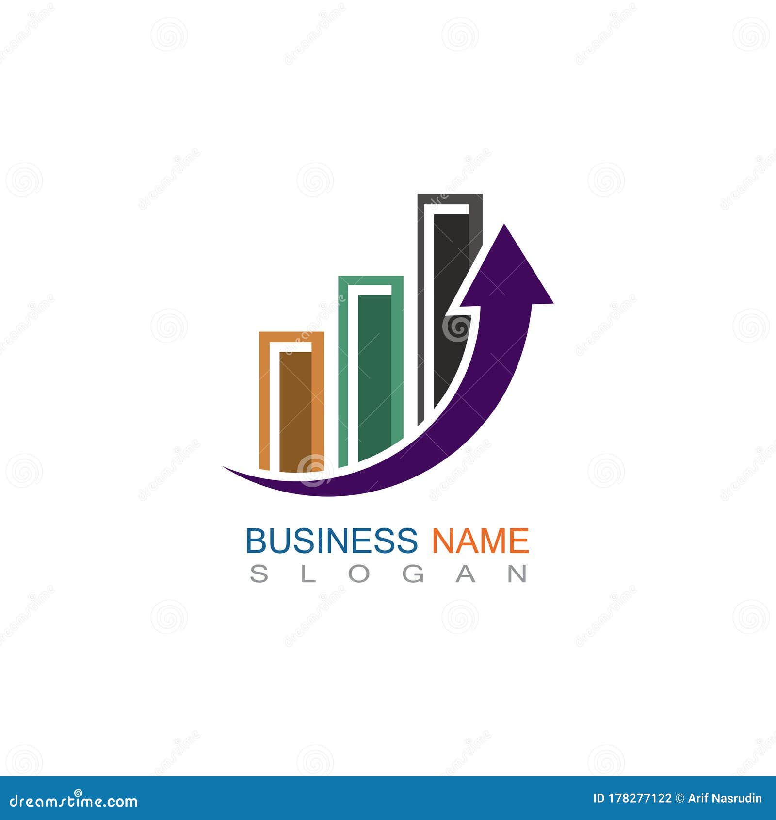Creative Accounting Concept Logo Design Template Stock Illustration ...