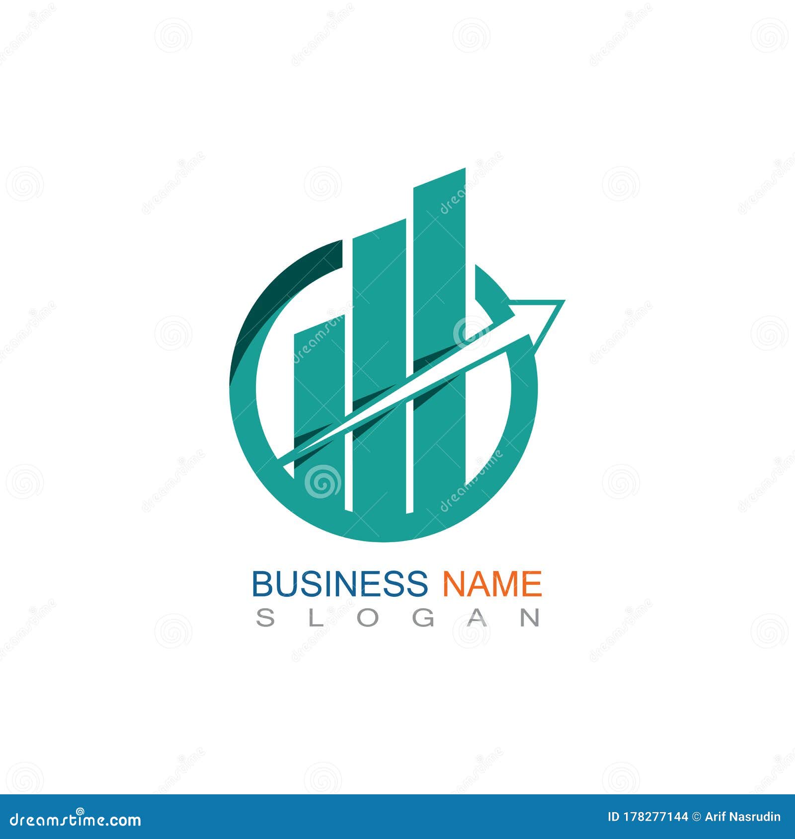 Creative Accounting Concept Logo Design Template Stock Illustration ...