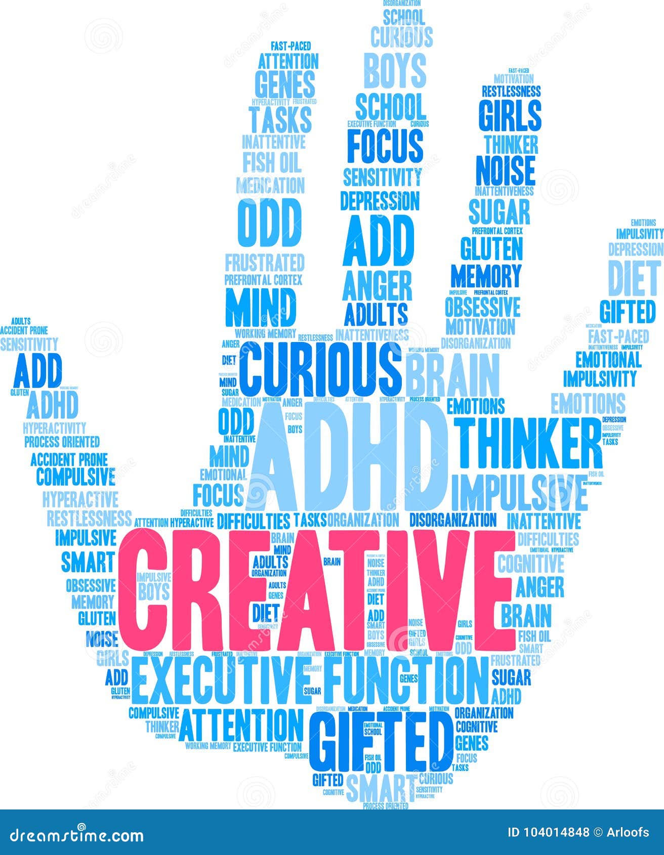 Creative Word Cloud stock illustration. Illustration of creative ...