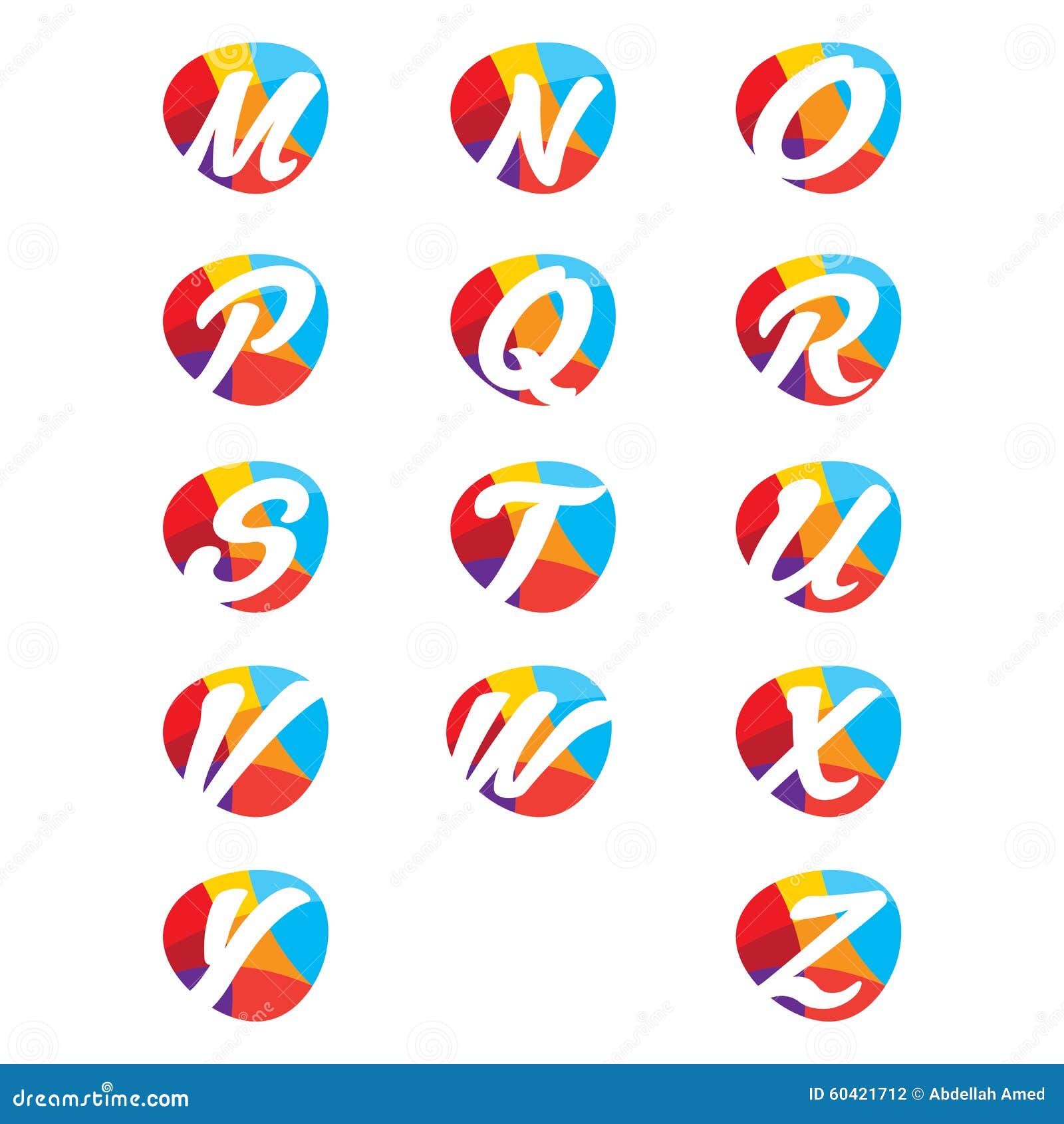 Creative alphabet letters stock vector. Illustration of decoration ...