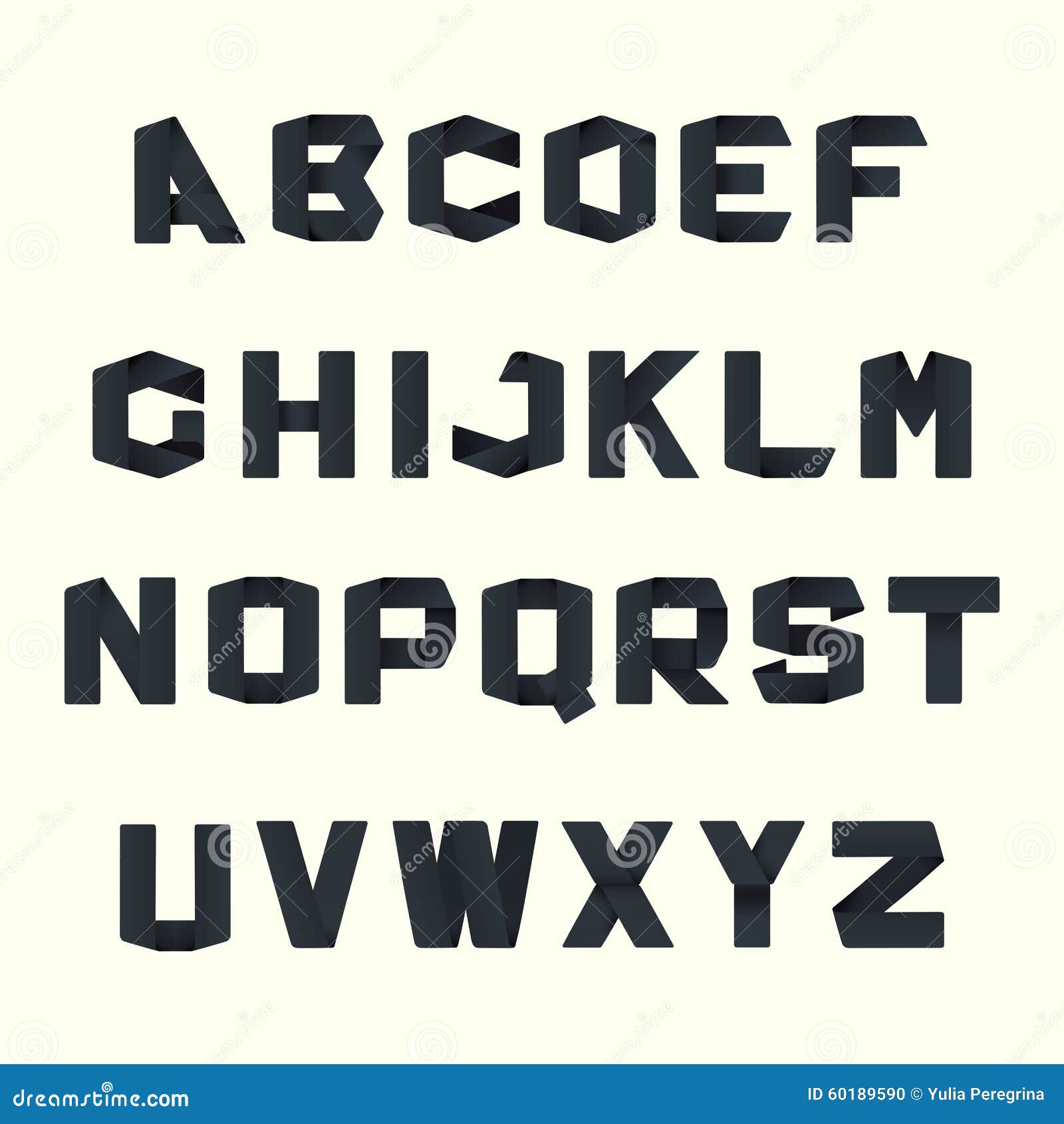 Creative Alphabet Letters. Vector Set Stock Vector - Illustration of ...