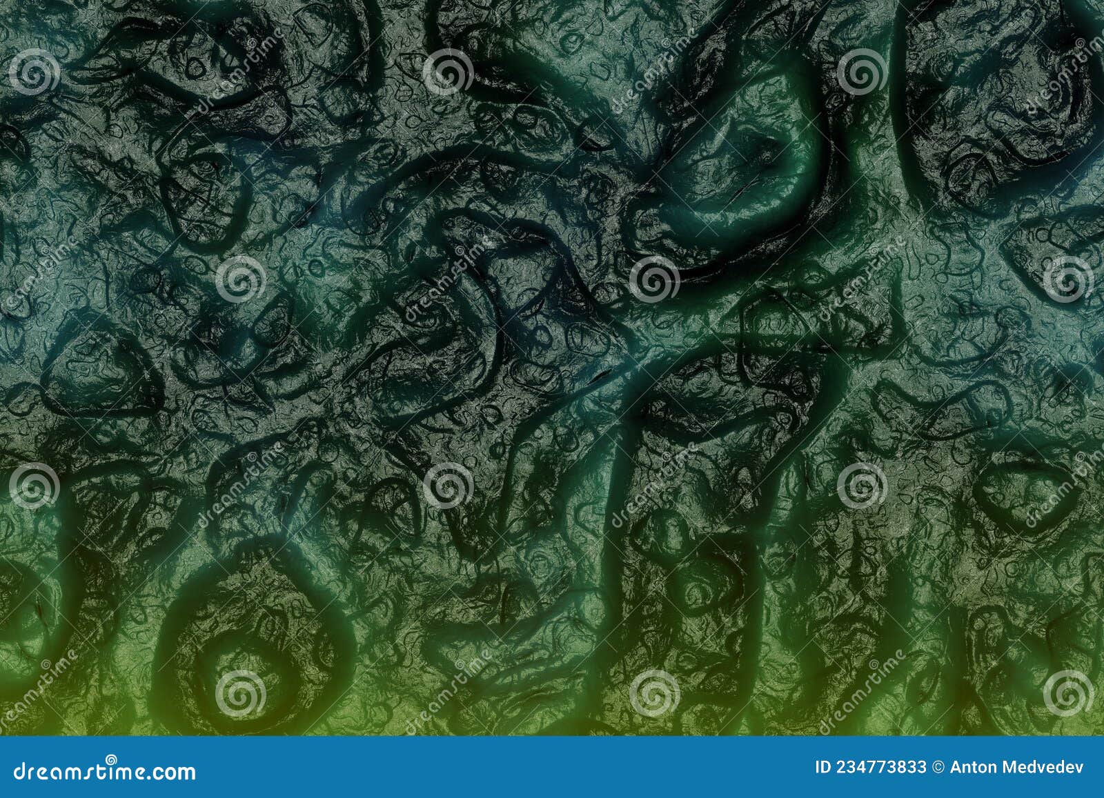 Creative Amazing Monster Tissue Digitally Made Texture Illustration ...