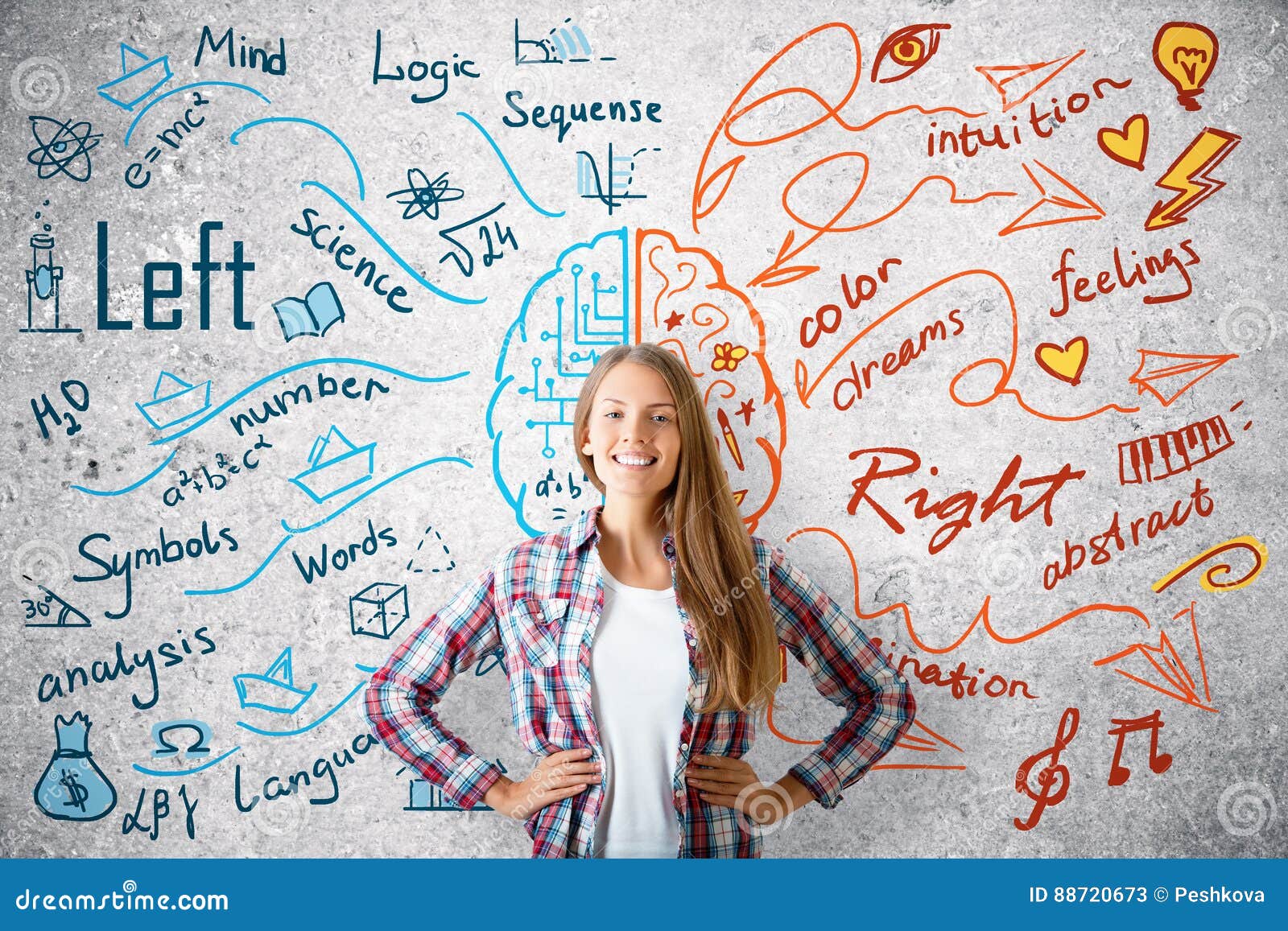 Creative and Analytical Thinking Concept Stock Image - Image of idea ...