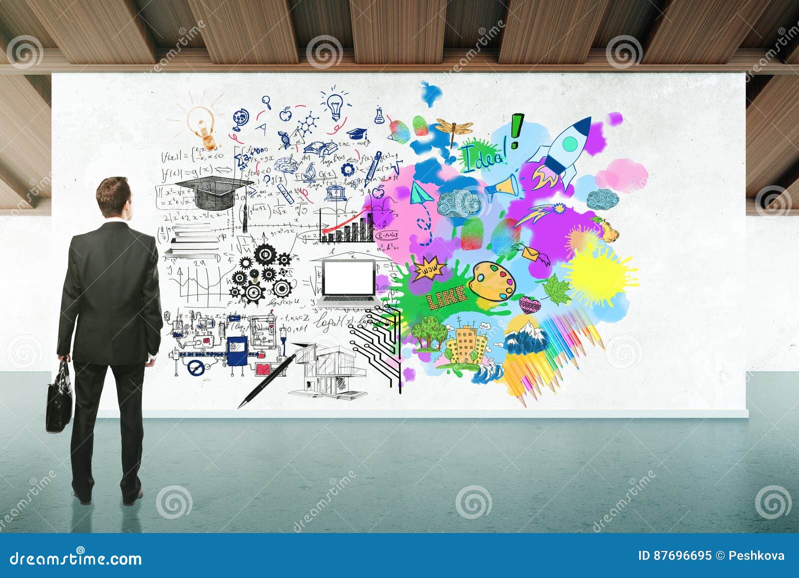 Creative and Analytical Thinking Concept Stock Image - Image of ...