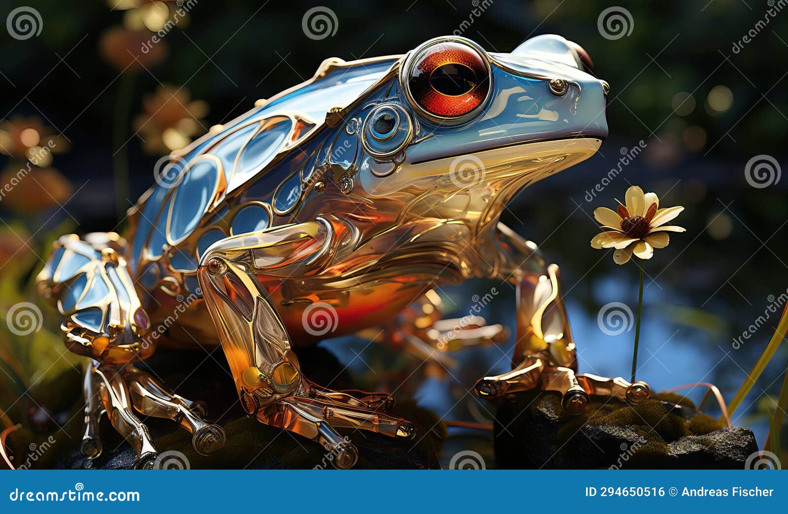 Creative Animal Concept, Creative Frog in Color. Stock Photo - Image of ...