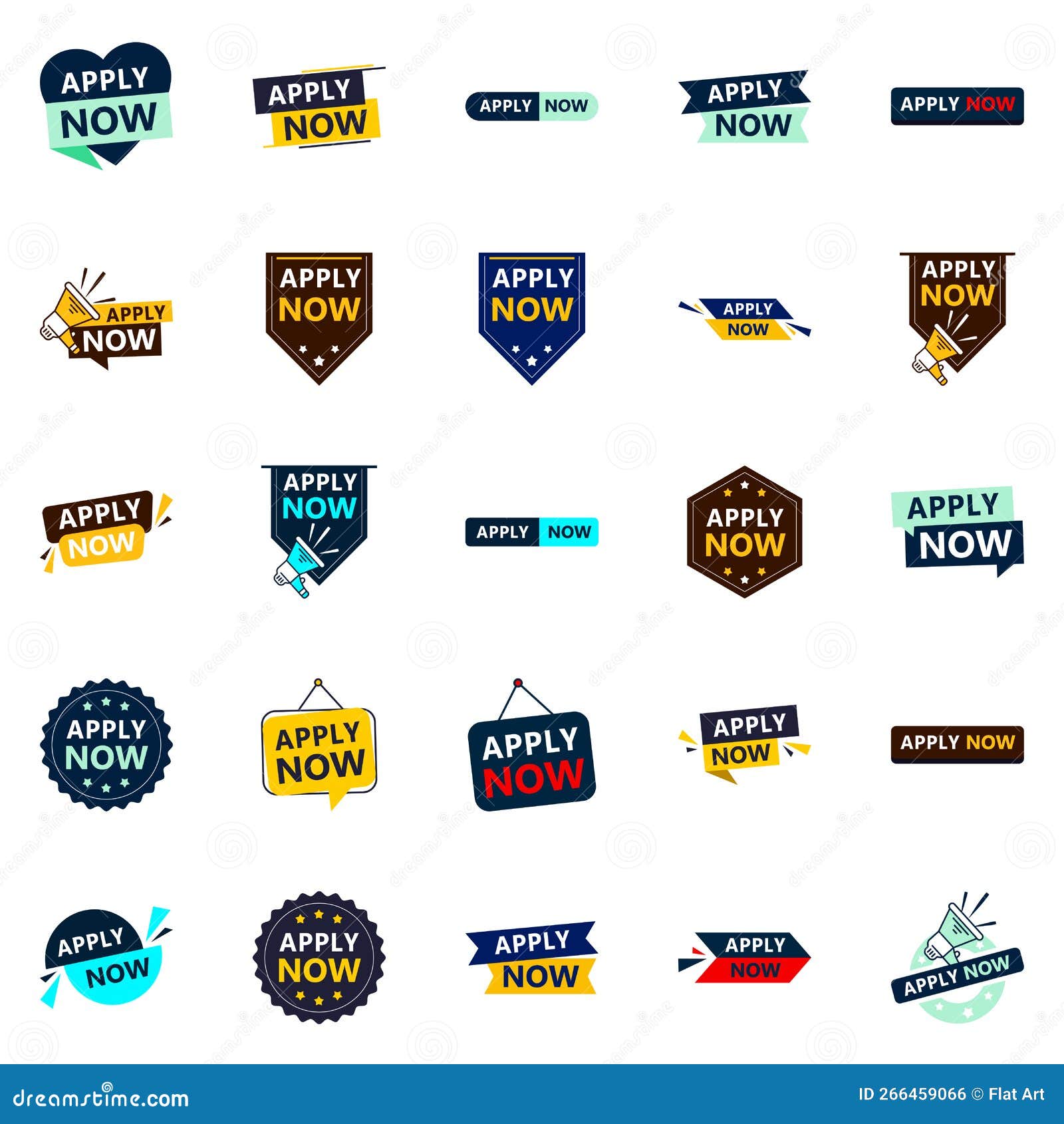 25 Creative Apply Now Banners To Help You Stand Out Stock Vector ...