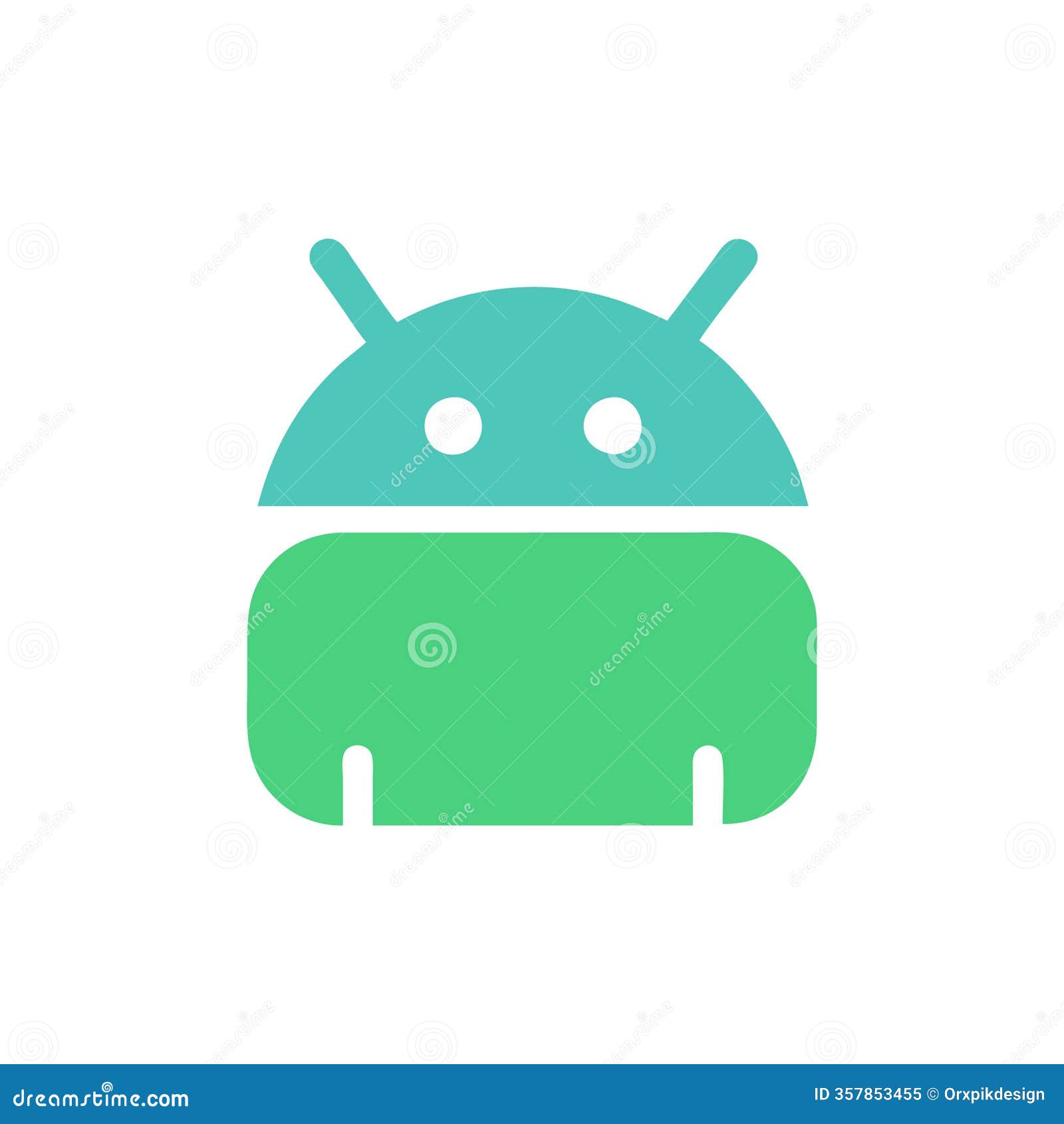 Creative Approaches To Android Logo Design Stock Illustration ...