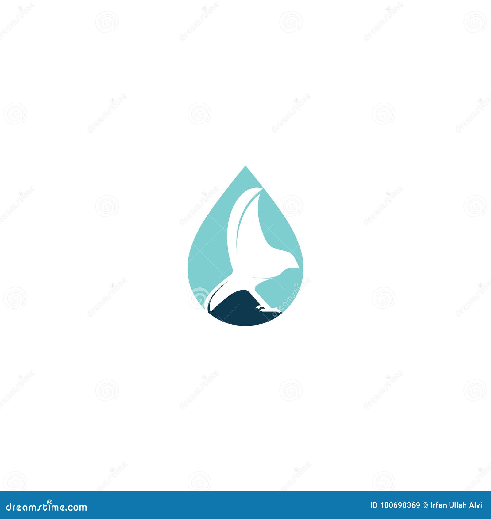 Bird Drop Vector Logo Design. Stock Vector - Illustration of climate ...