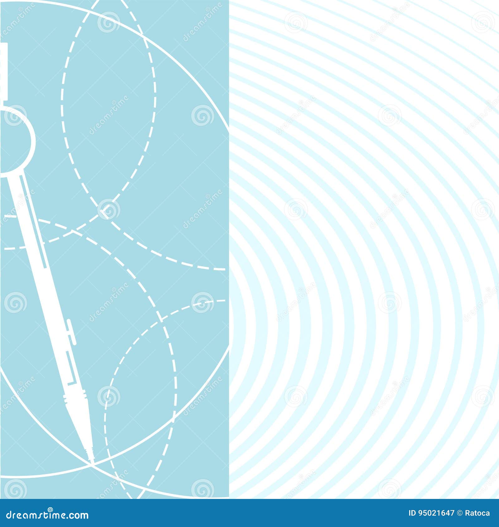 Creative Architect Compass Illustration Stock Illustration ...