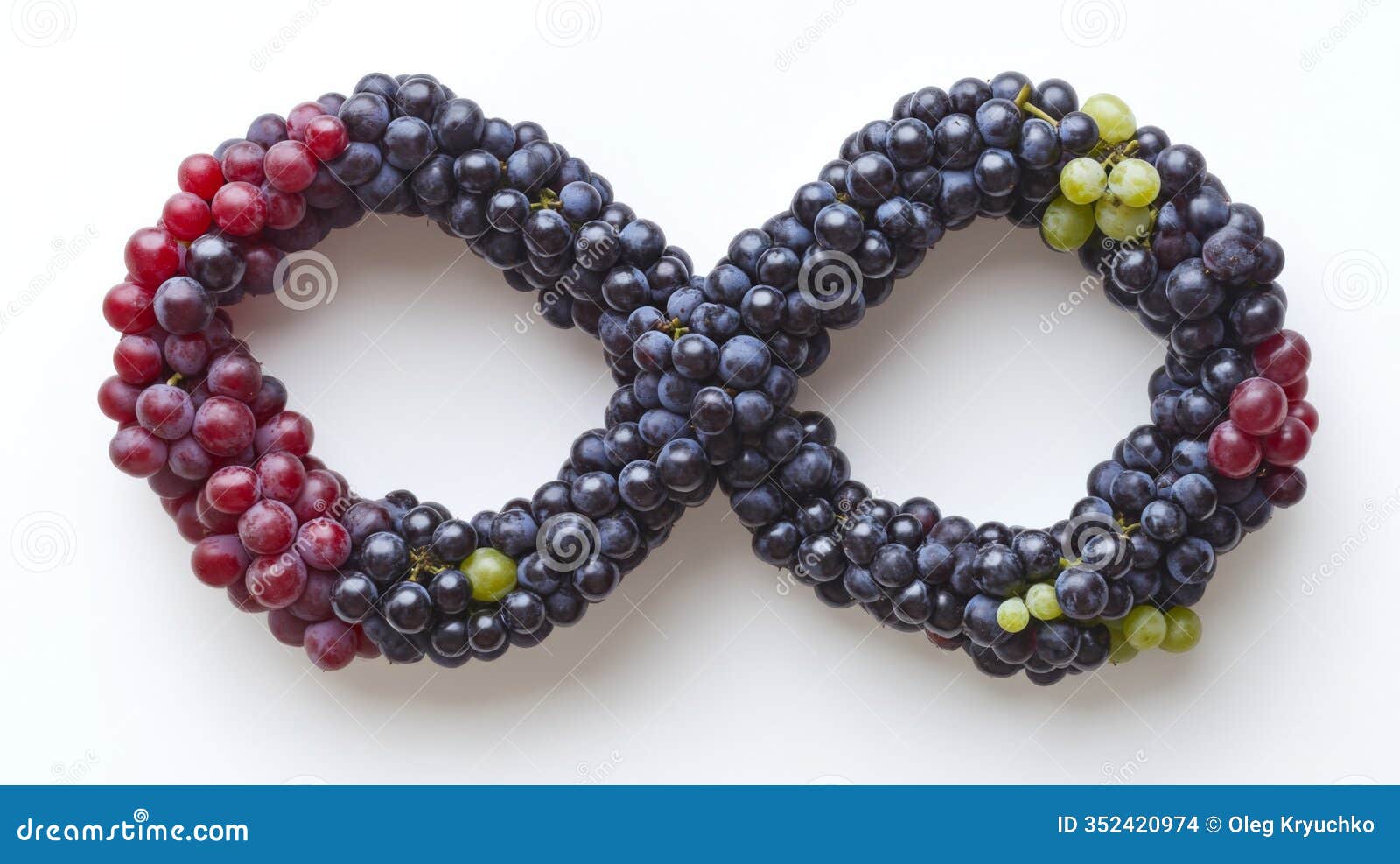 A Creative Arrangement of Berries in the Shape of an Infinity Symbol ...