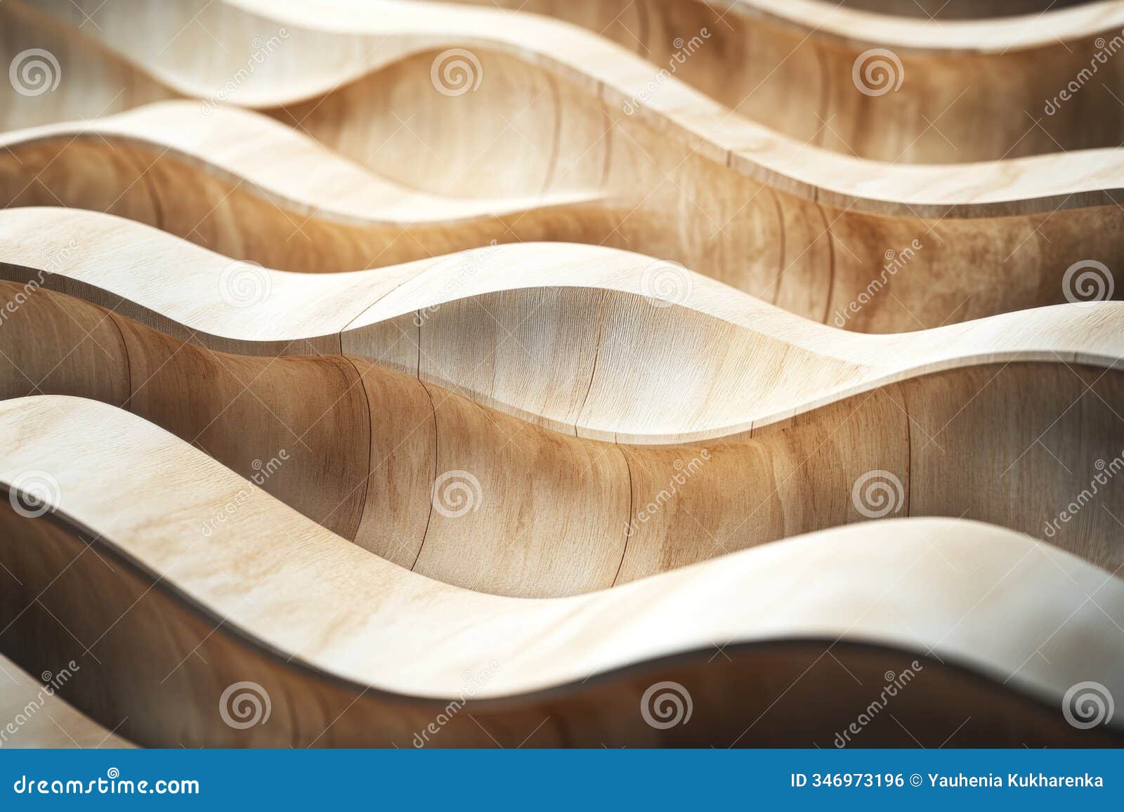 Wave Pattern Cladding Boards Stock Illustration - Illustration of ...
