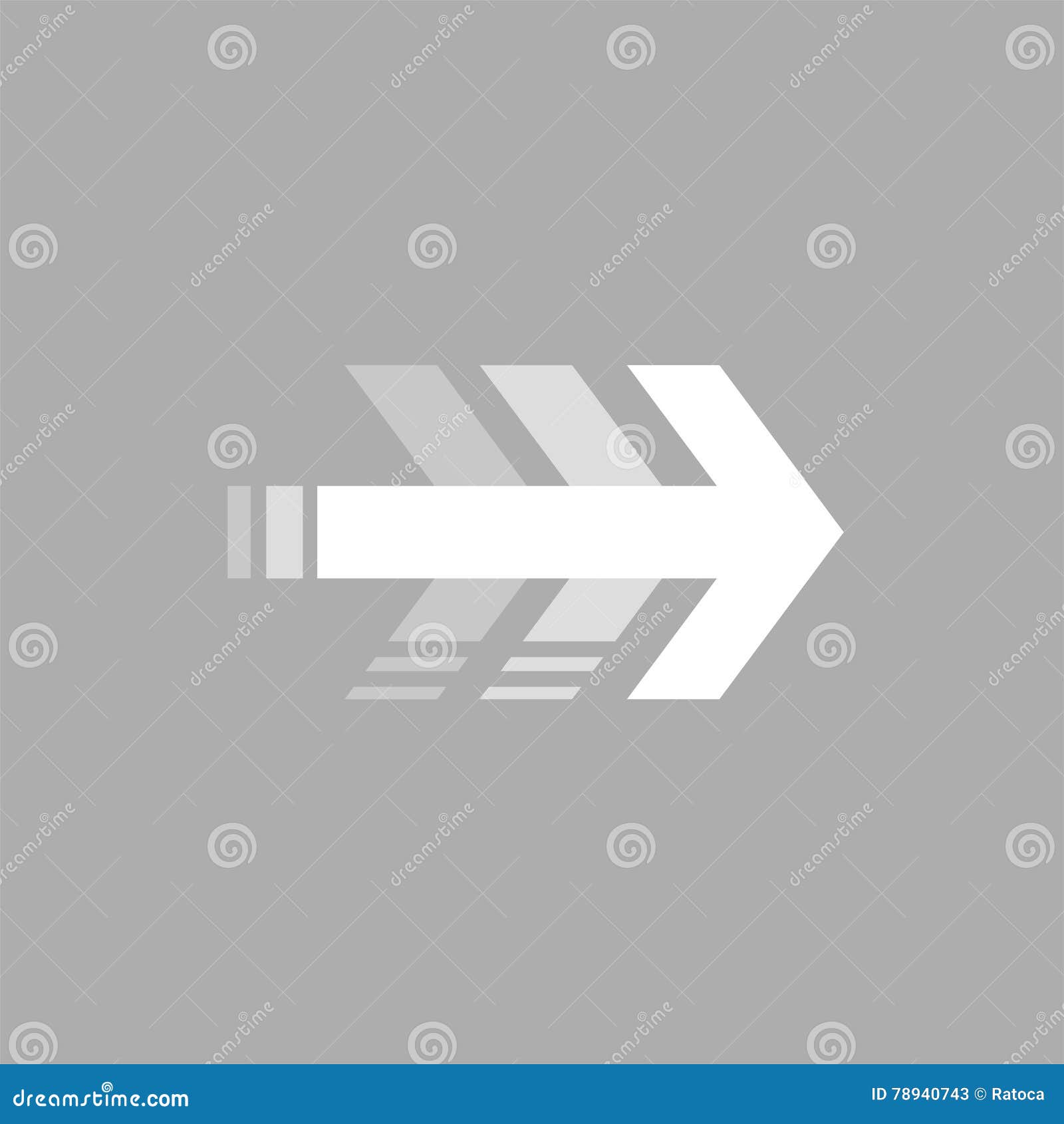 Creative arrow stock vector. Illustration of arrow, design - 78940743