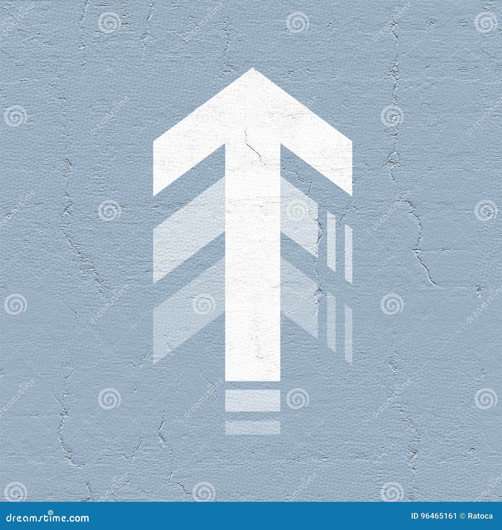 Creative arrow stock illustration. Illustration of next - 96465161