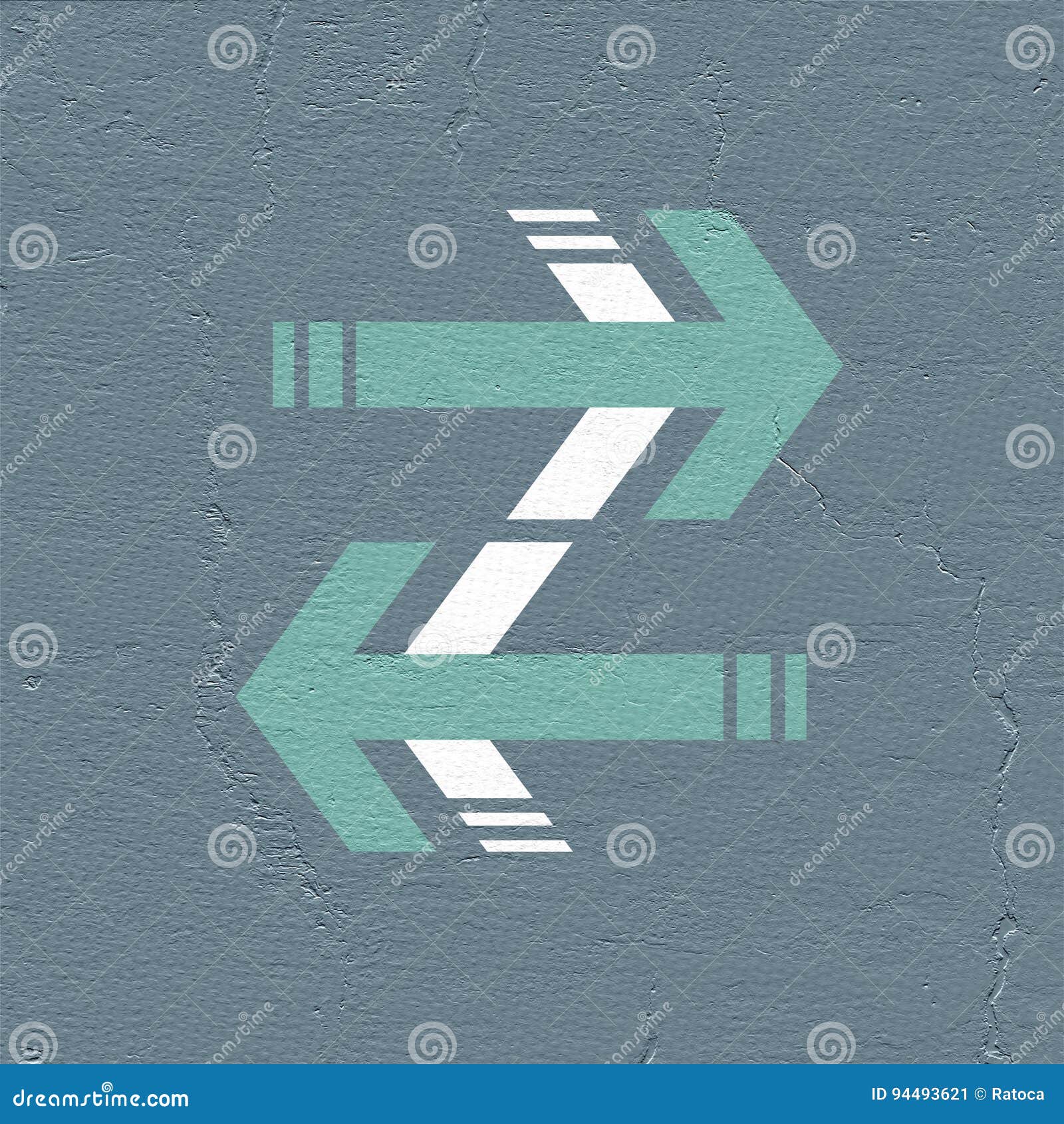 Creative arrow stock illustration. Illustration of sign - 94493621