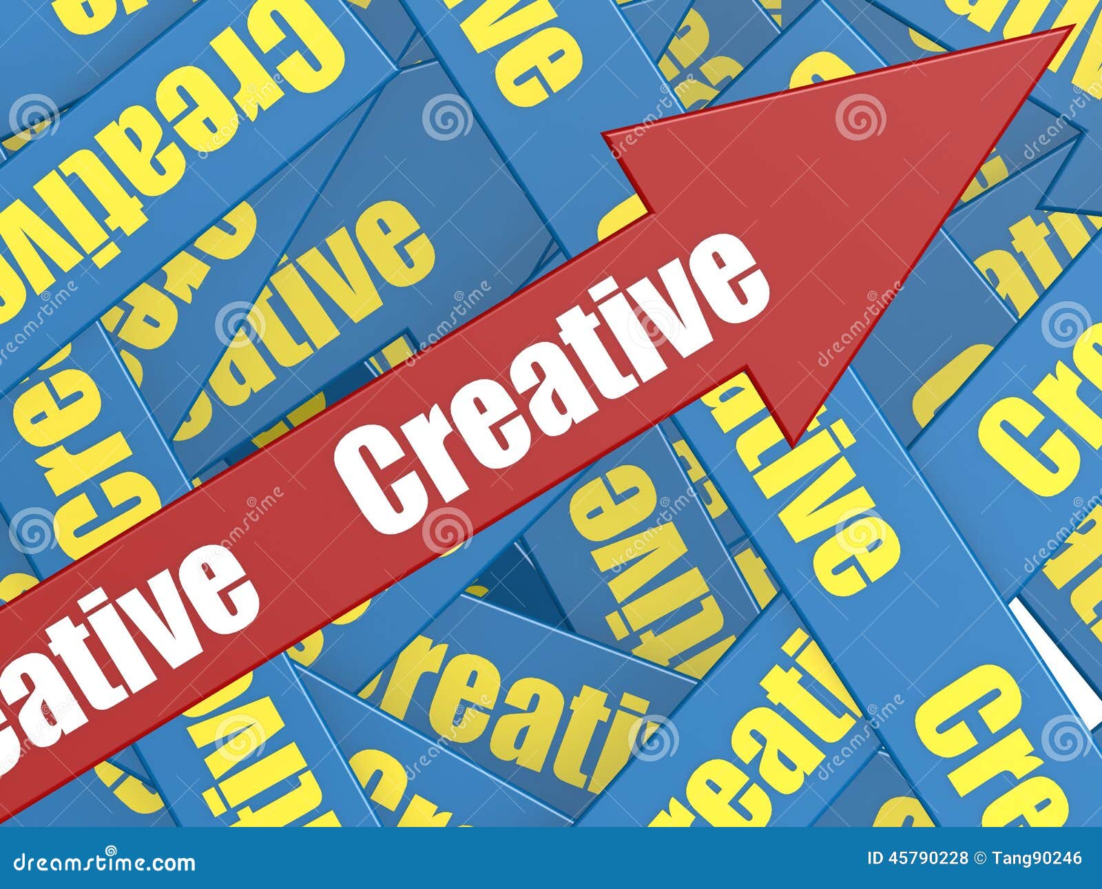 Creative arrow stock illustration. Illustration of direction - 45790228