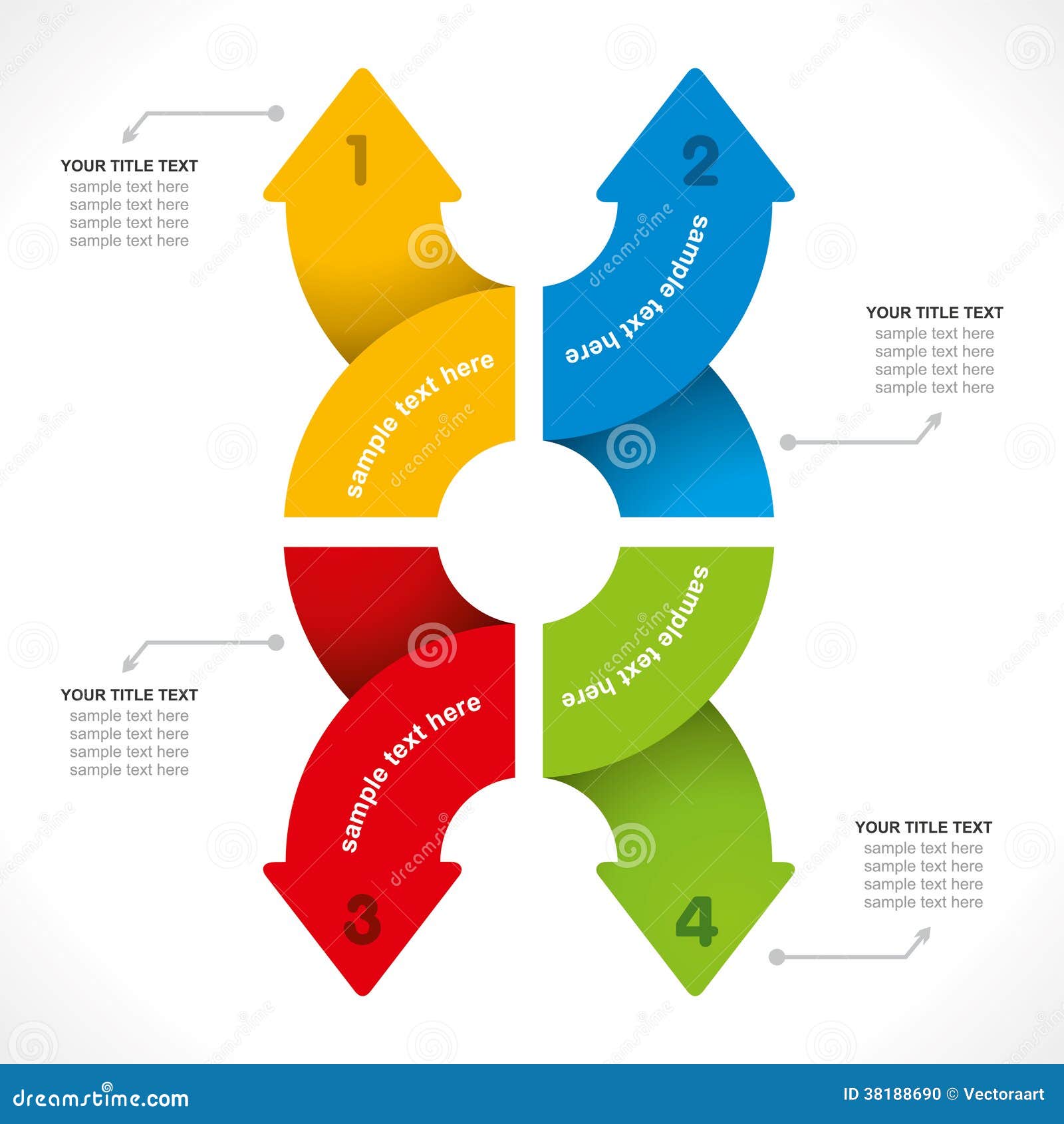 Creative Arrow Info-graphic Stock Vector - Illustration of concept ...