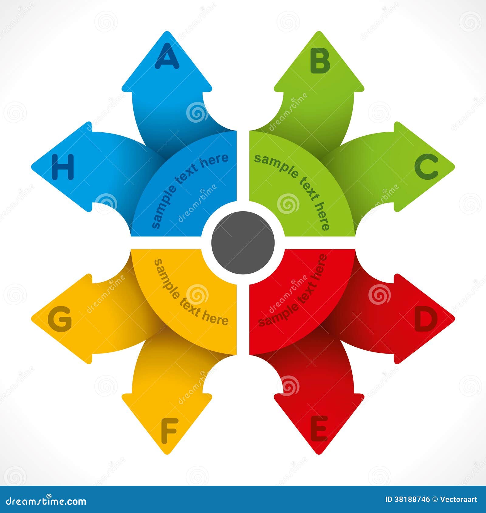 Creative Arrow Info-graphic Stock Vector - Illustration of page ...