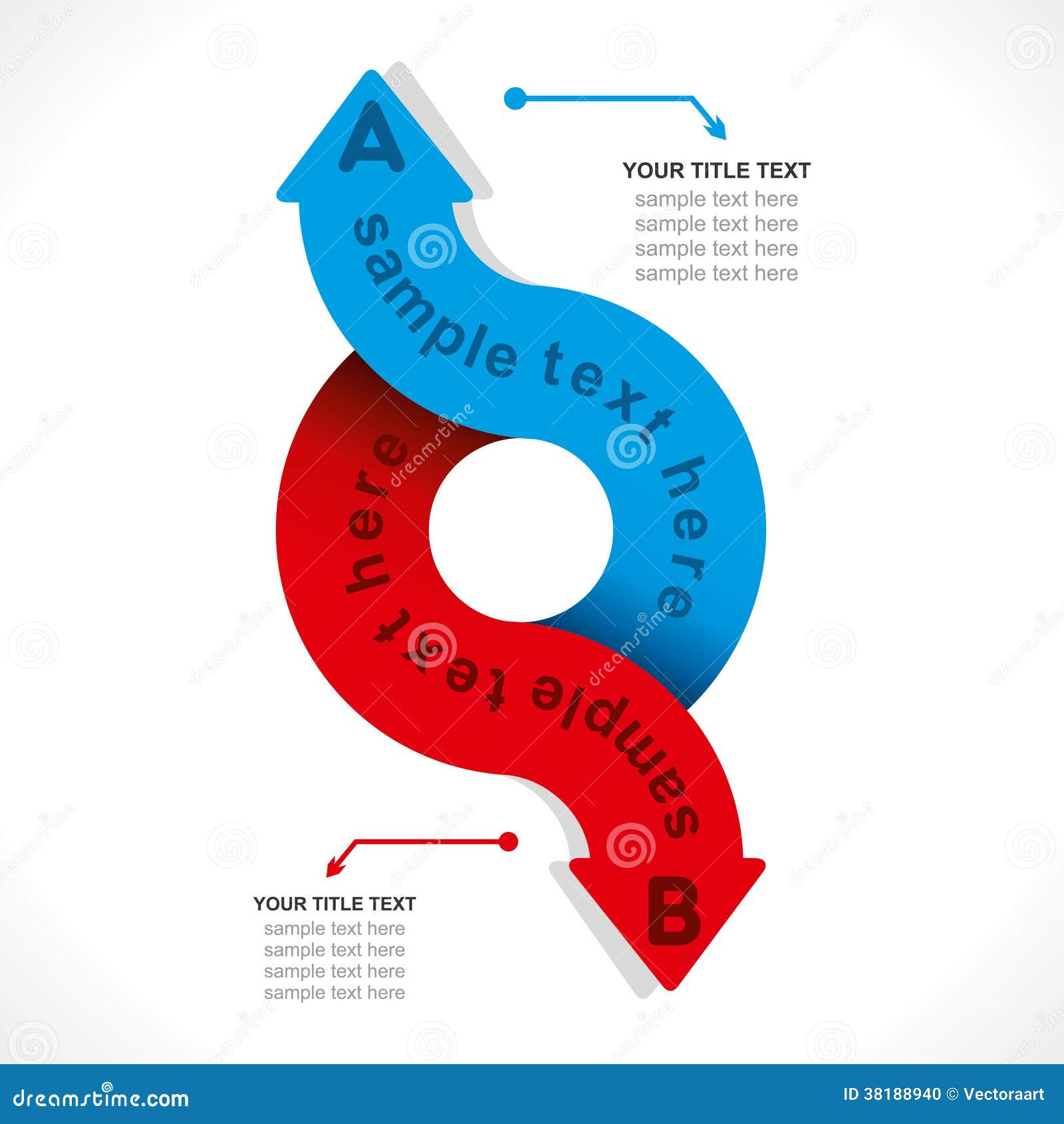 Creative Arrow Sign And Handshake Abstract Design Symbol. Business ...
