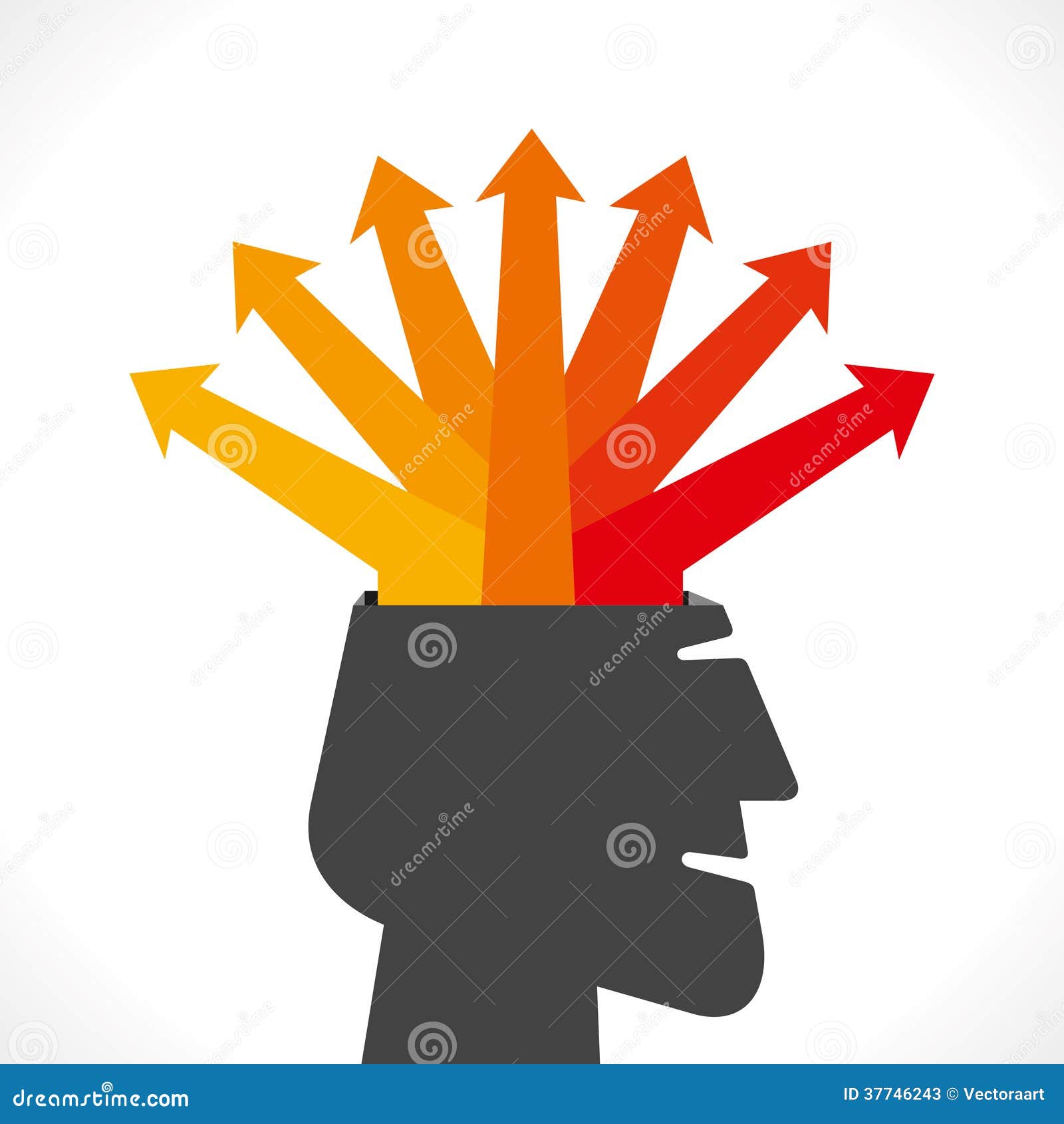 Creative Arrow Info-graphics Stock Vector - Illustration of imagination ...