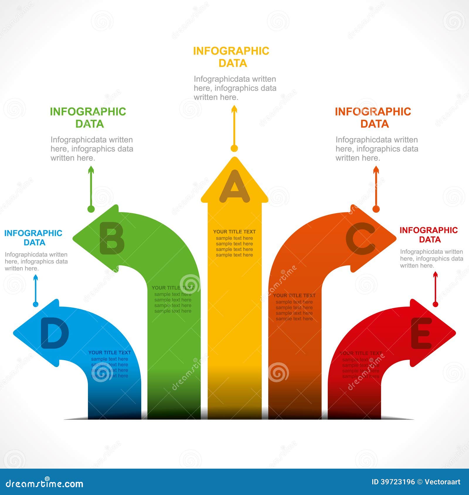 Creative Arrow Info-graphics Stock Vector - Illustration of collection ...