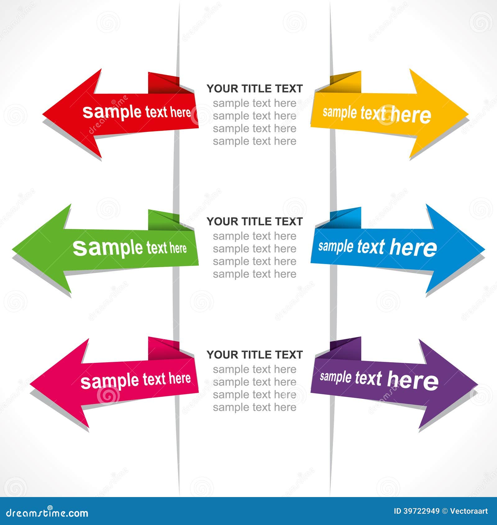 Creative Arrow Info-graphics Design Stock Vector - Illustration of ...